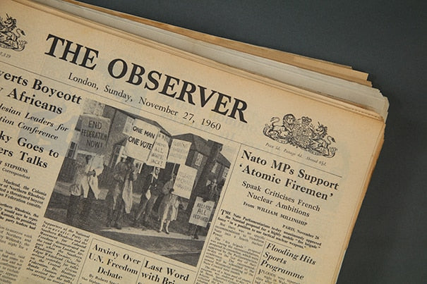 The Observer Magazine History | Historic Newspapers