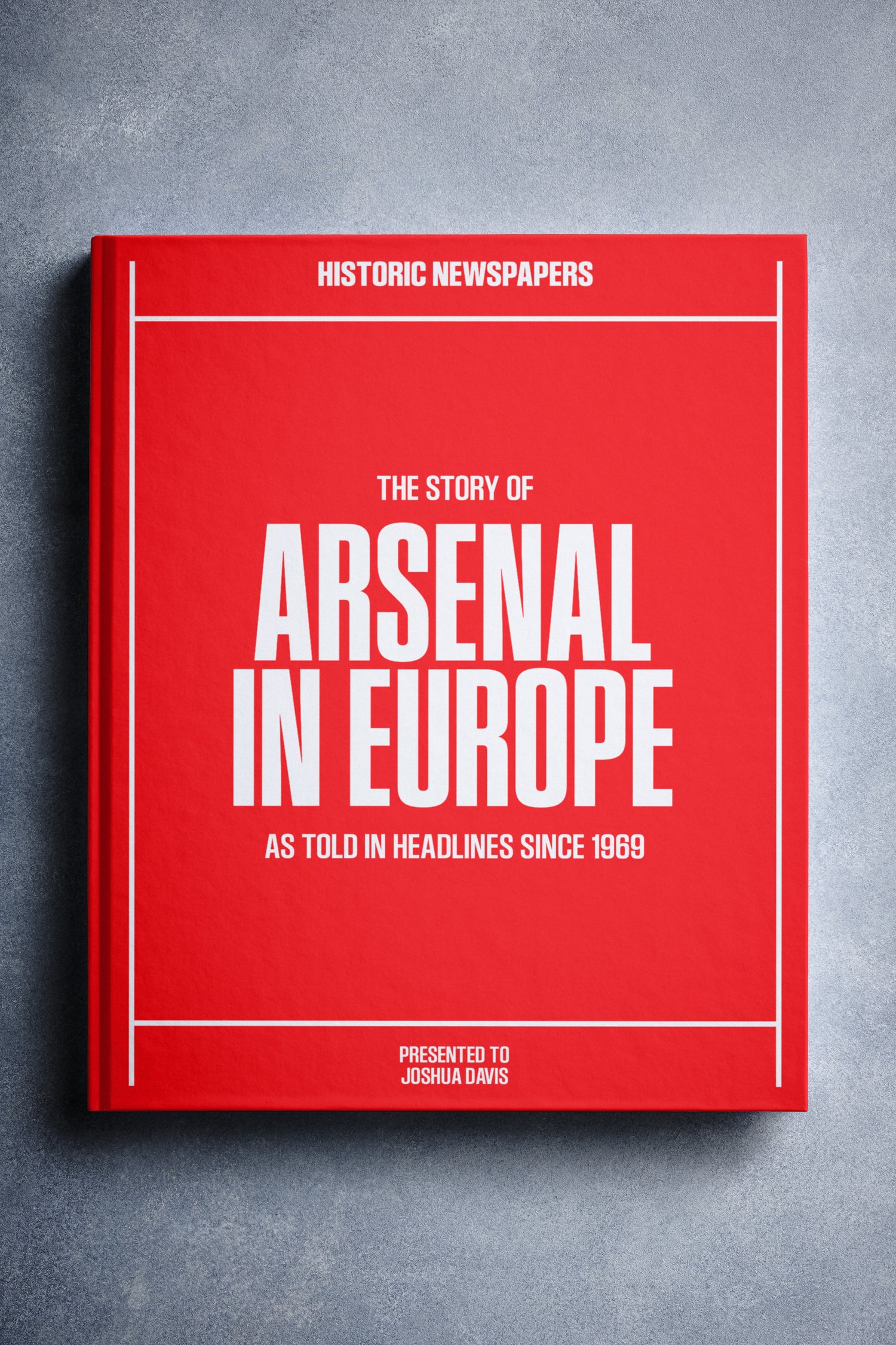 Arsenal in Europe Story Book | Historic Newspapers
