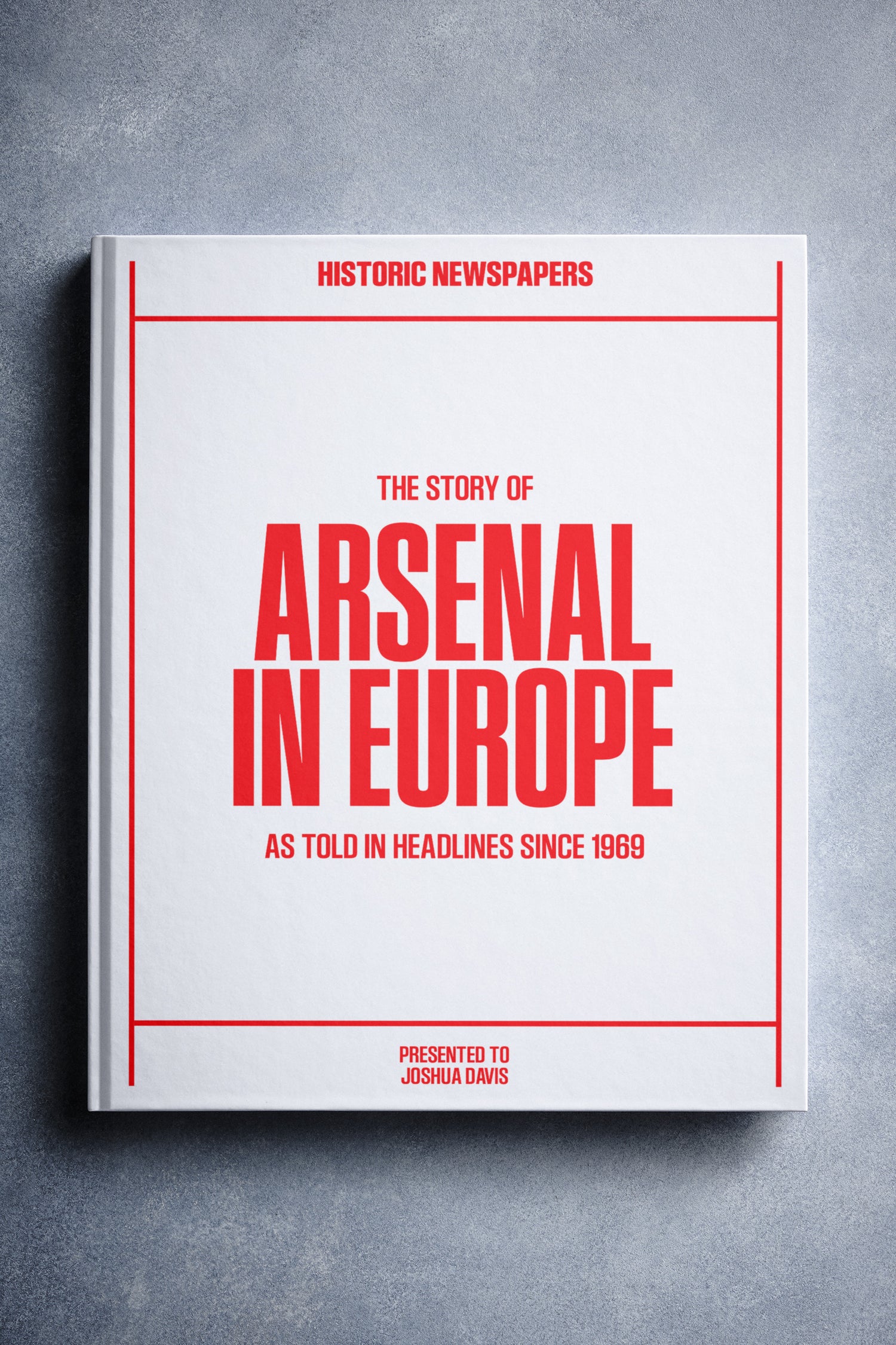 Arsenal in Europe Story Book | Historic Newspapers
