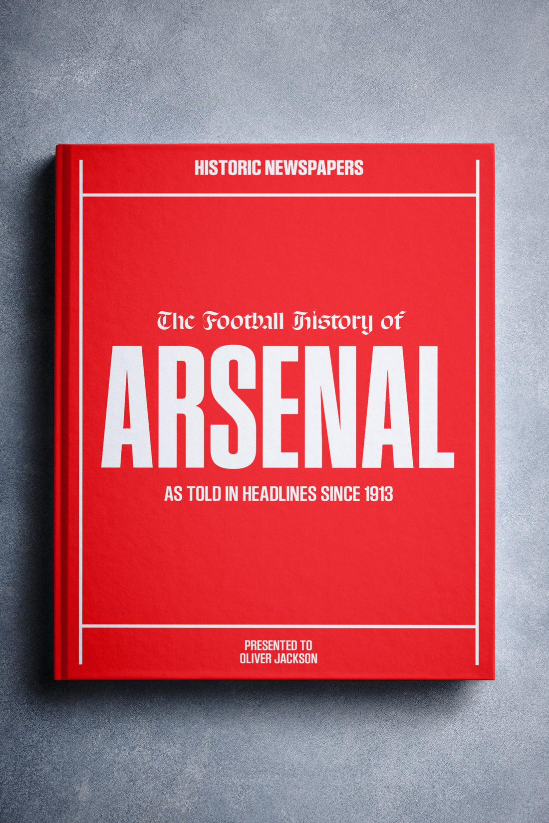The Football History of Arsenal Book | Historic Newspapers