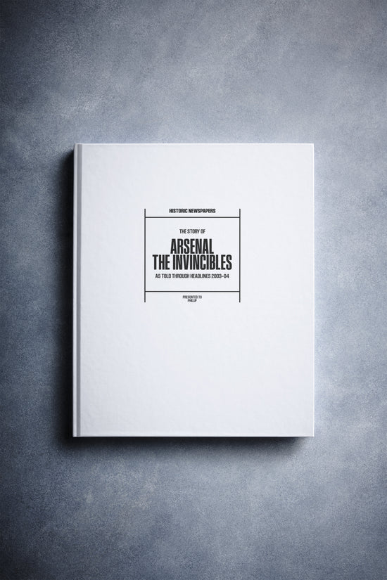 Arsenal Invincibles Story Book | Historic Newspapers