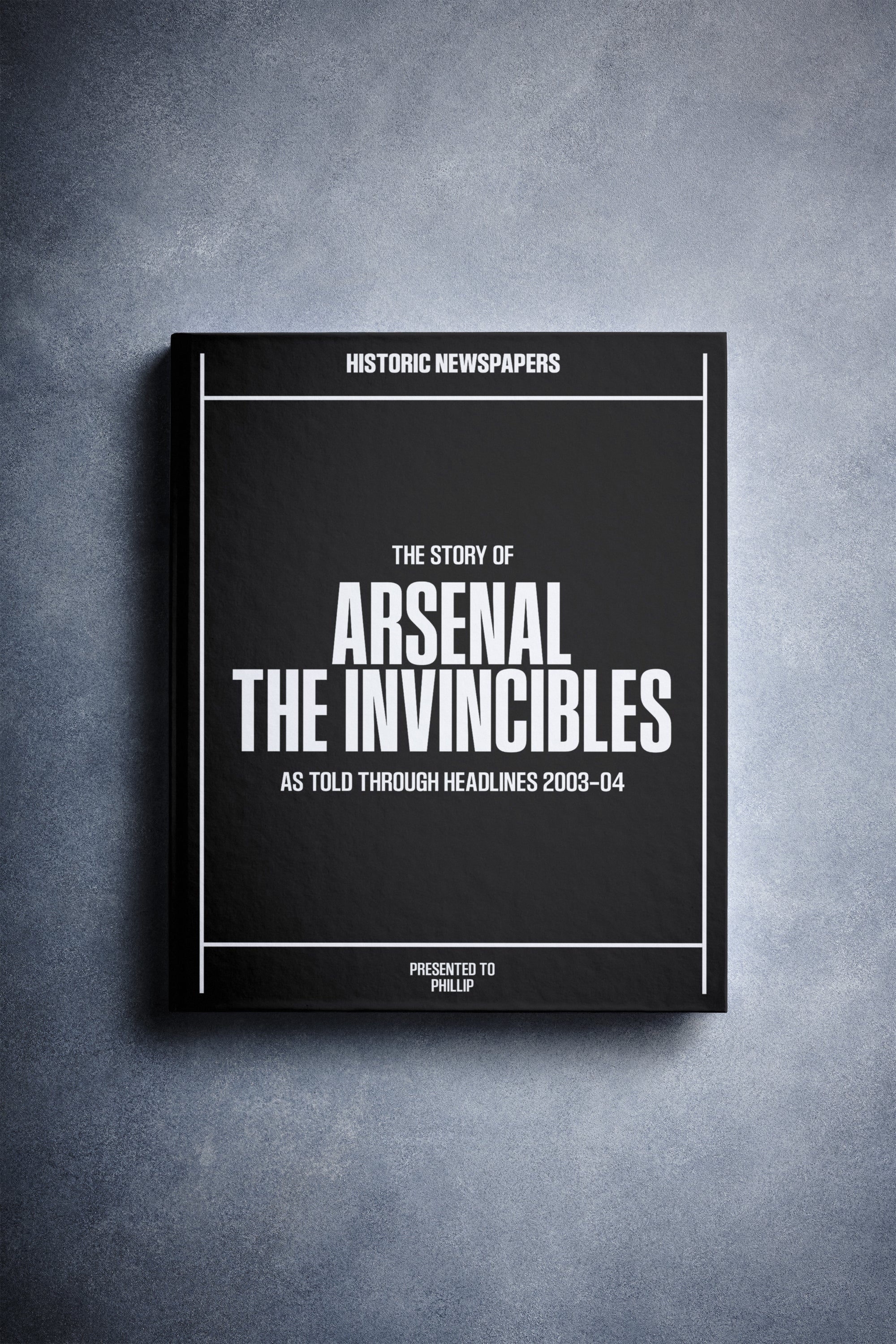 Arsenal Invincibles Story Book | Historic Newspapers