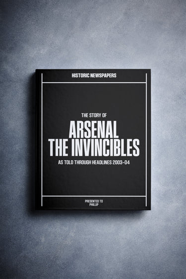Arsenal Invincibles Story Book | Historic Newspapers