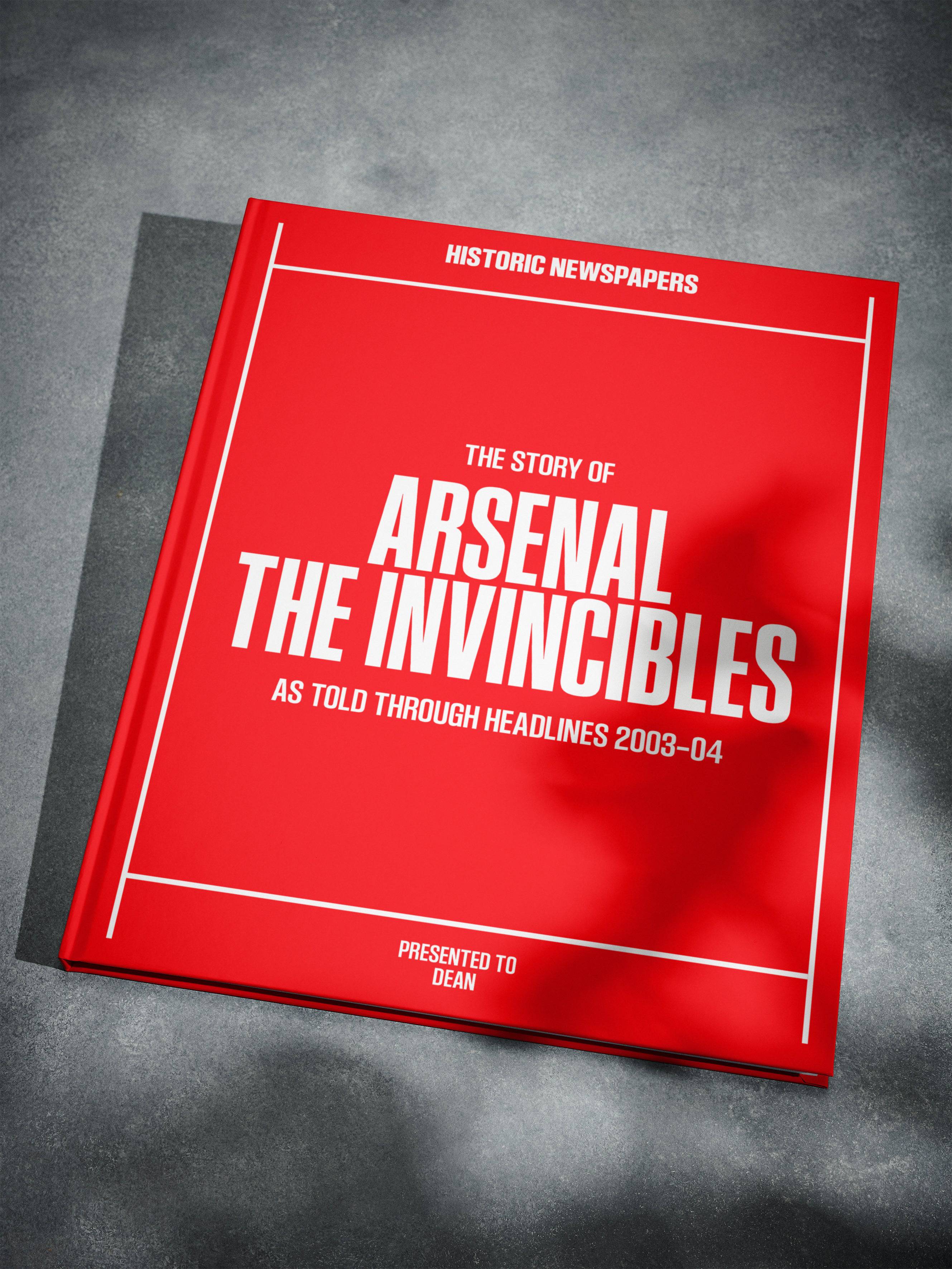 Arsenal Invincibles Story Book | Historic Newspapers