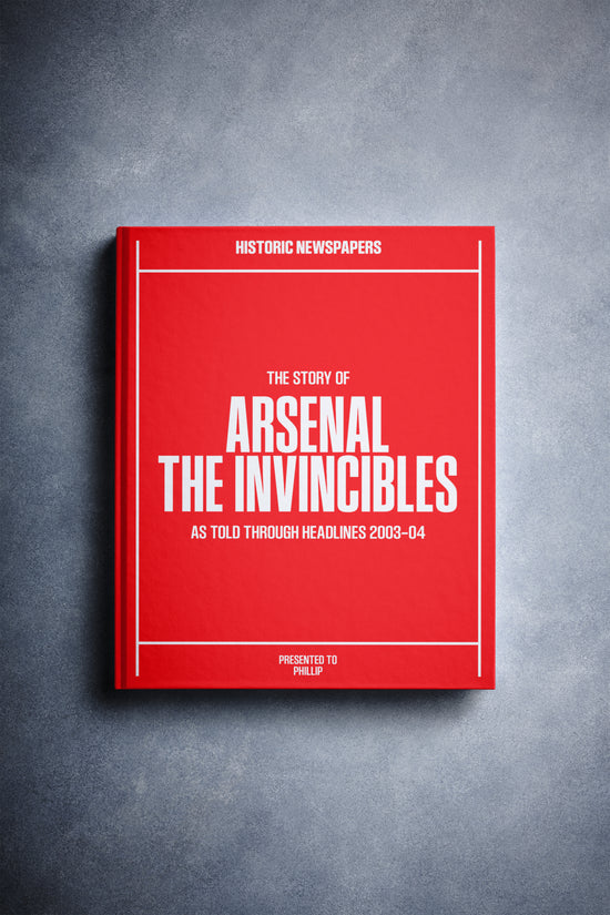 Arsenal Invincibles Story Book | Historic Newspapers