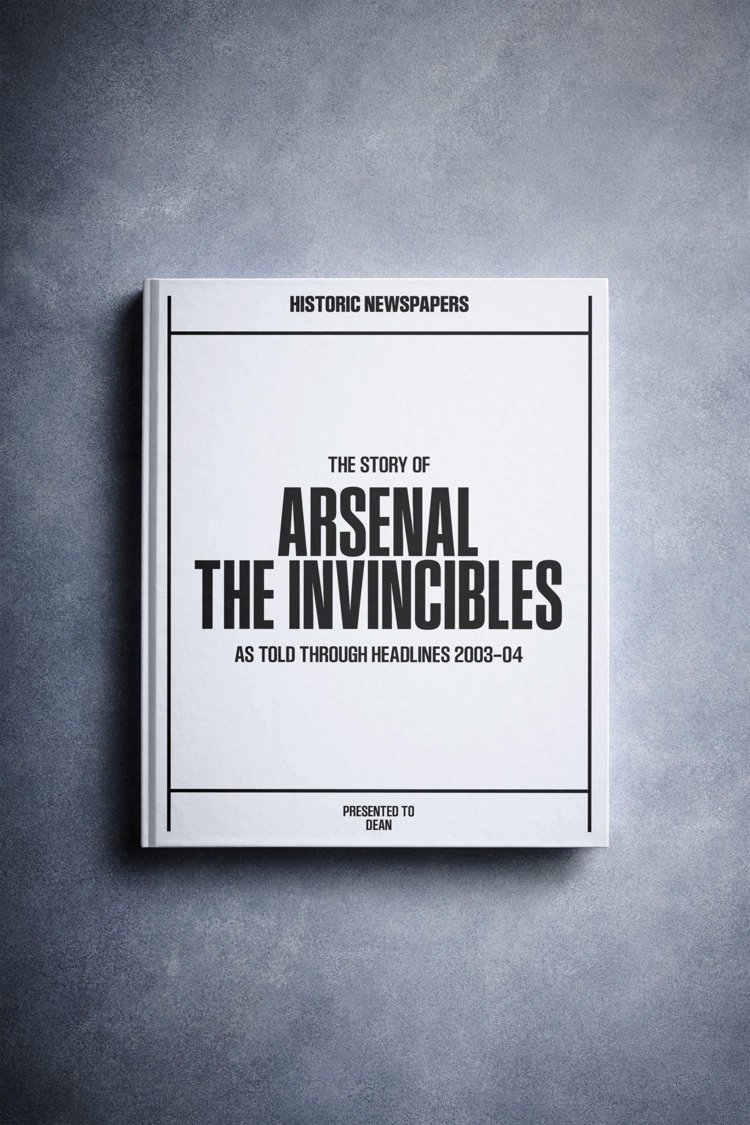 Arsenal Invincibles Story Book | Historic Newspapers