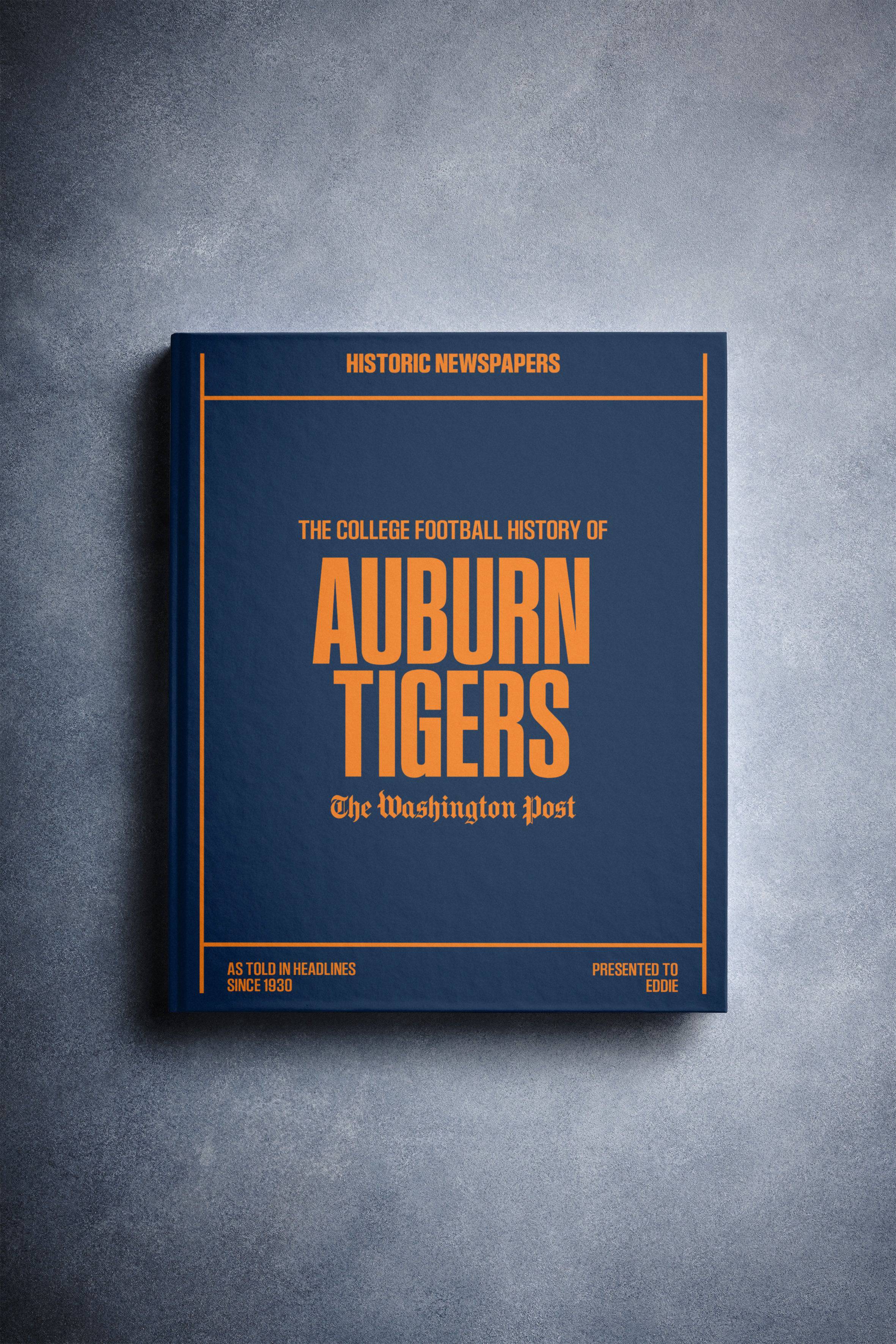 Auburn Tigers College Football Book | Historic Newspapers