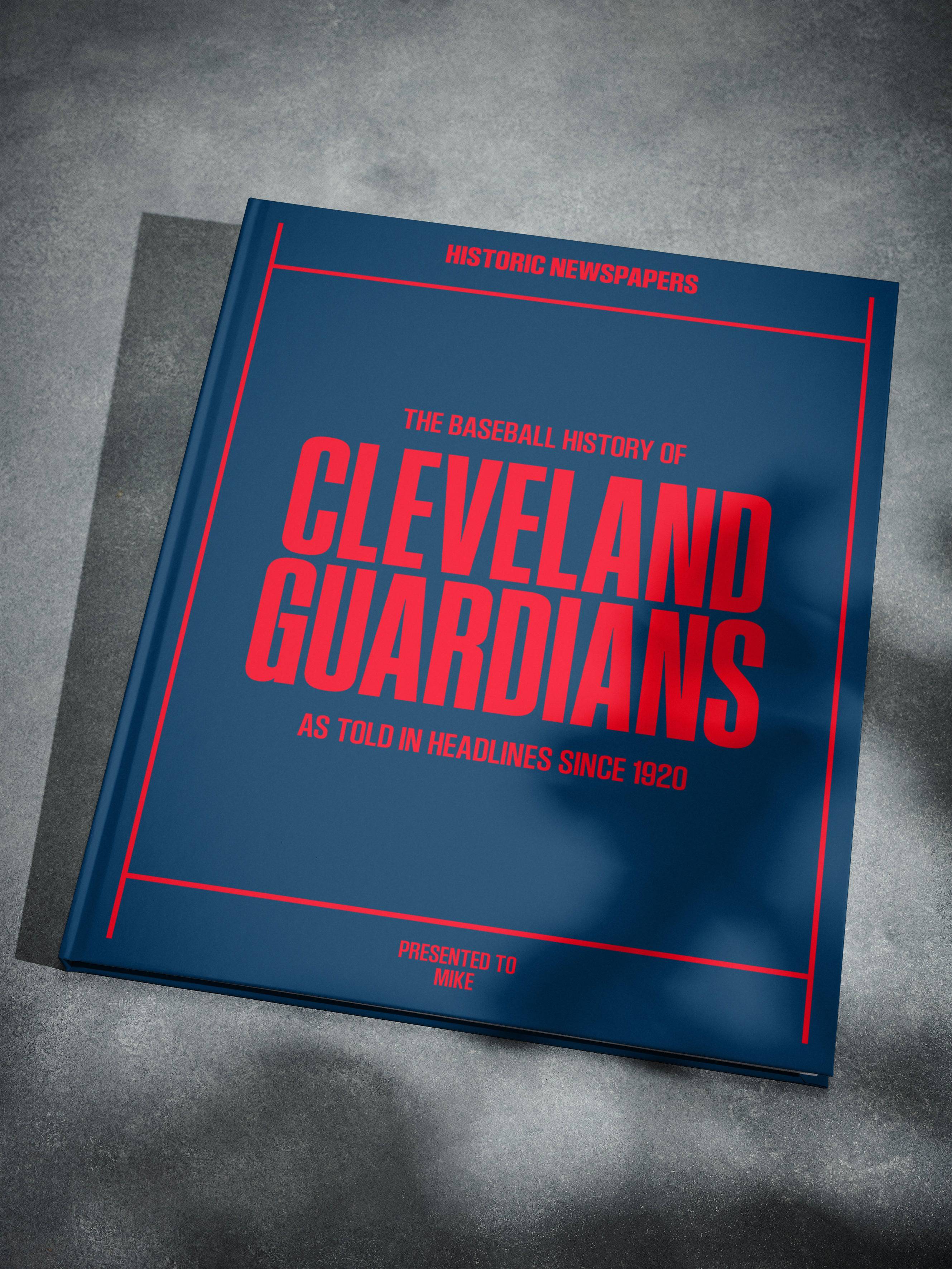 Cleveland Guardians Gifts - The History Of Baseball Book