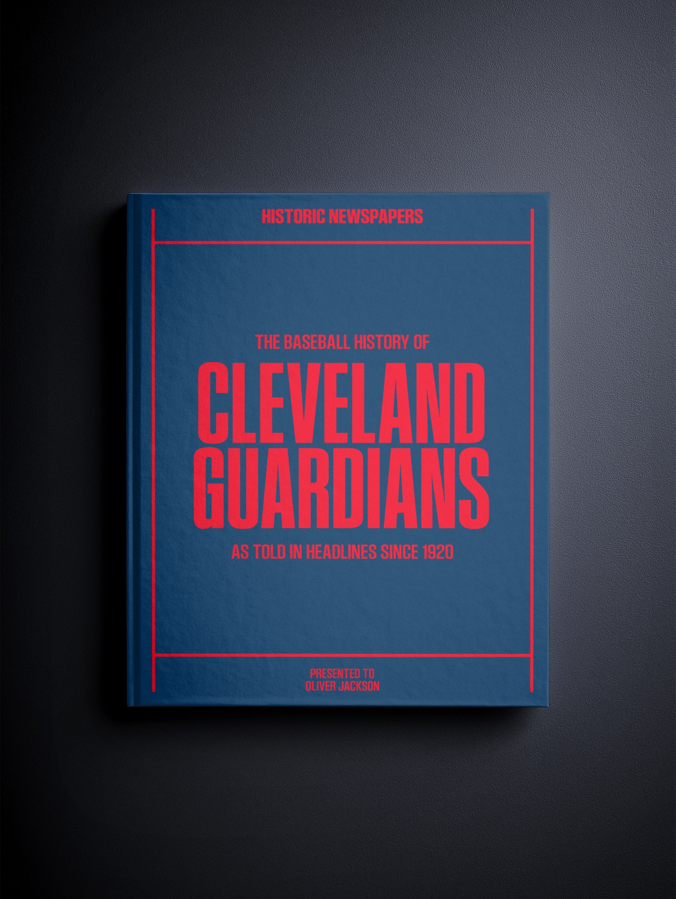 Cleveland Guardians Gifts - The History Of Baseball Book