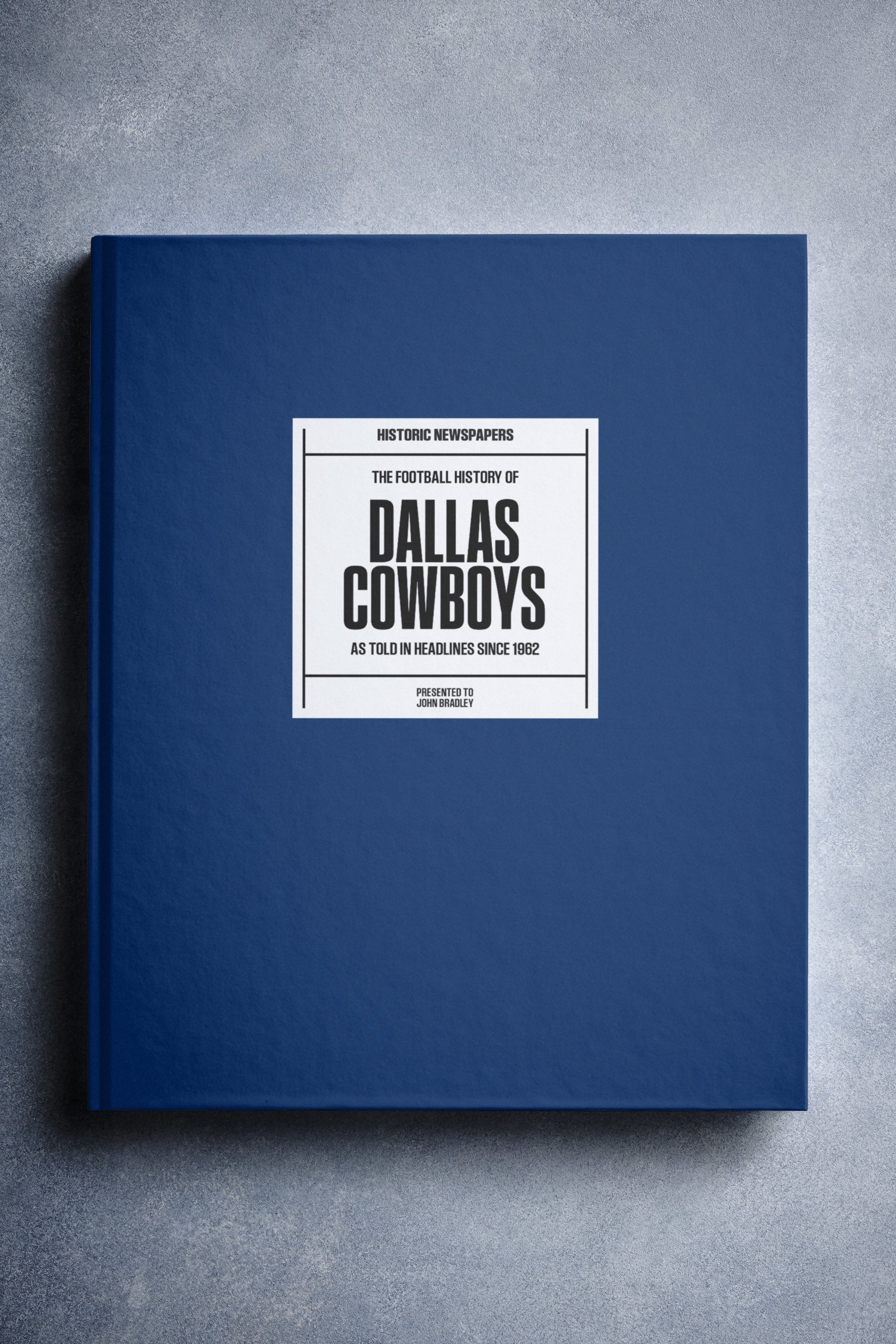 Dallas Cowboys Gifts - Football History Book