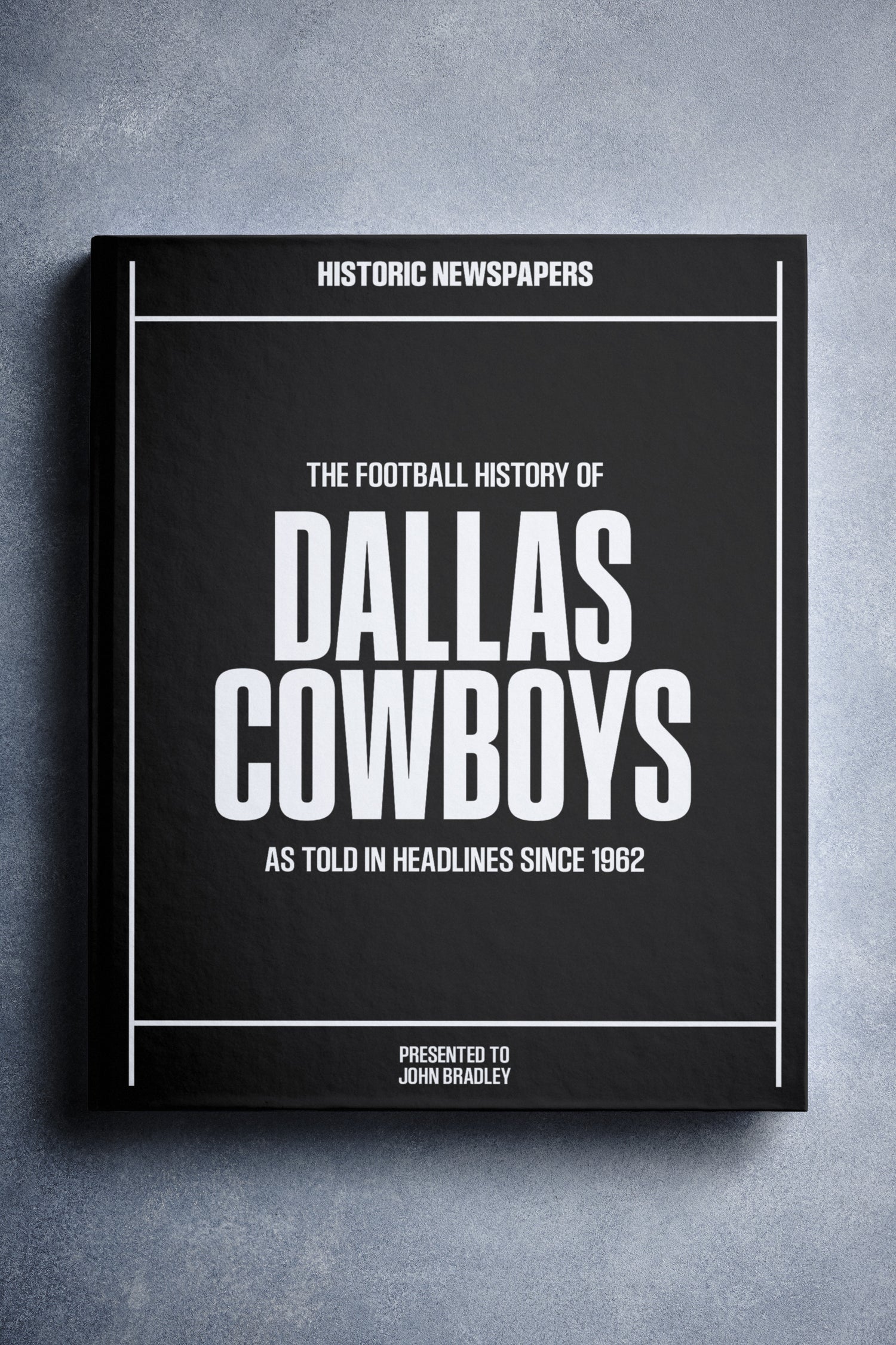 Dallas Cowboys Gifts - Football History Book