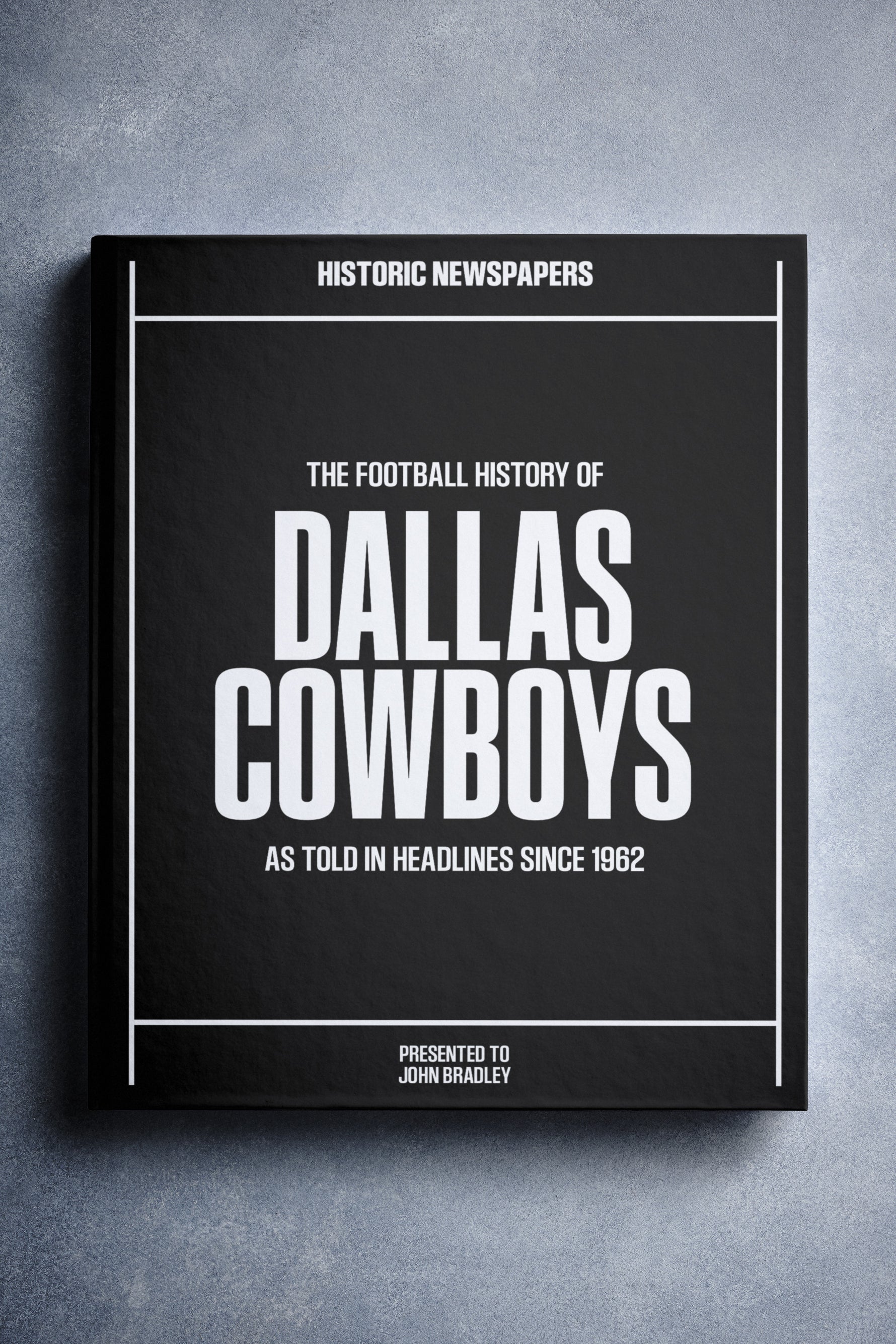 Dallas Cowboys Gifts - Football History Book