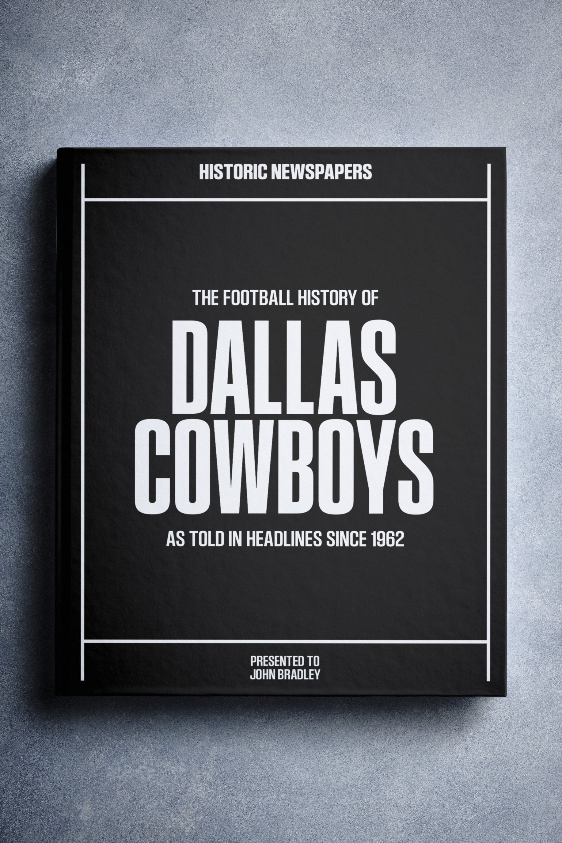 Dallas Cowboys Gifts - Football History Book