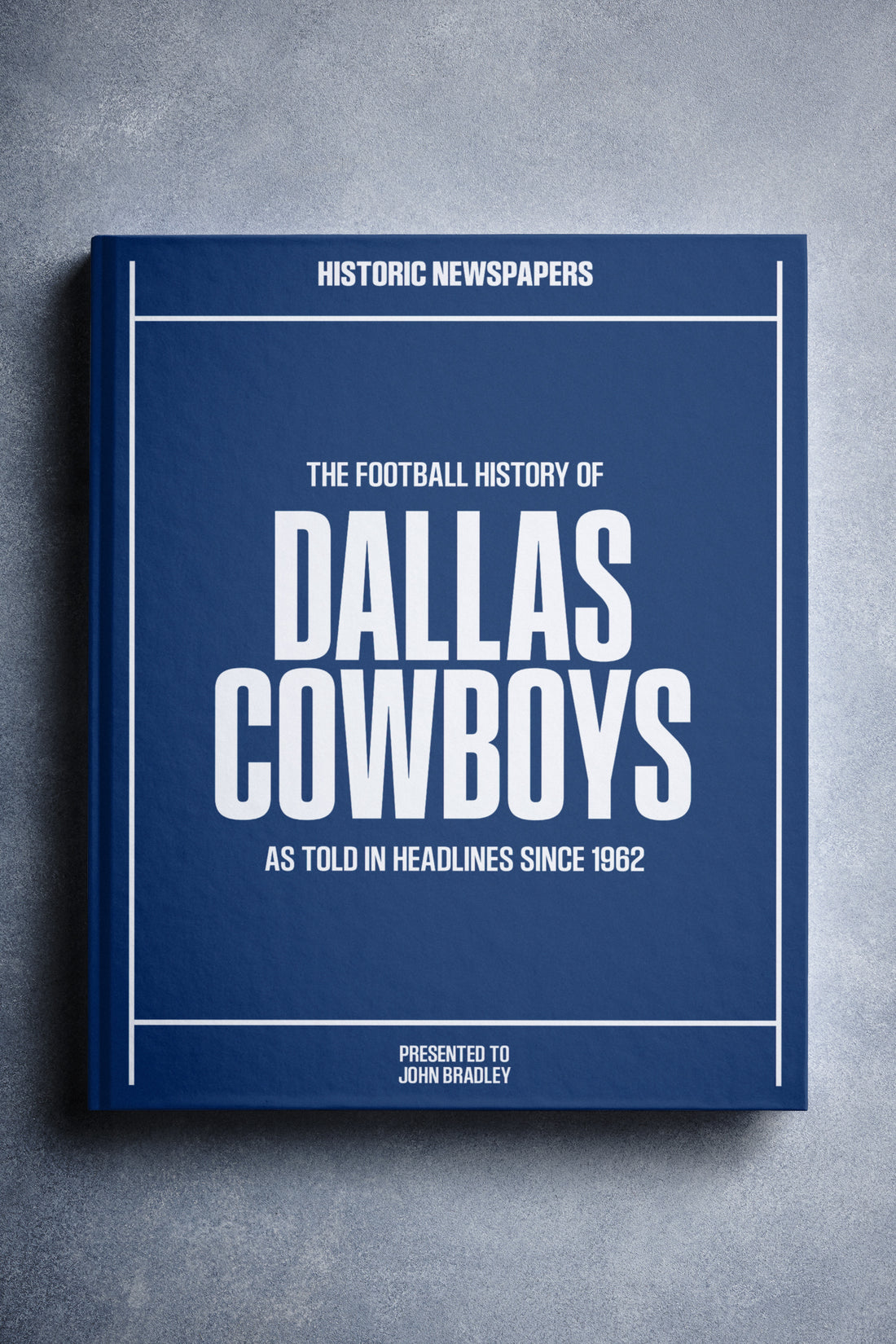 Dallas Cowboys Gifts - Football History Book