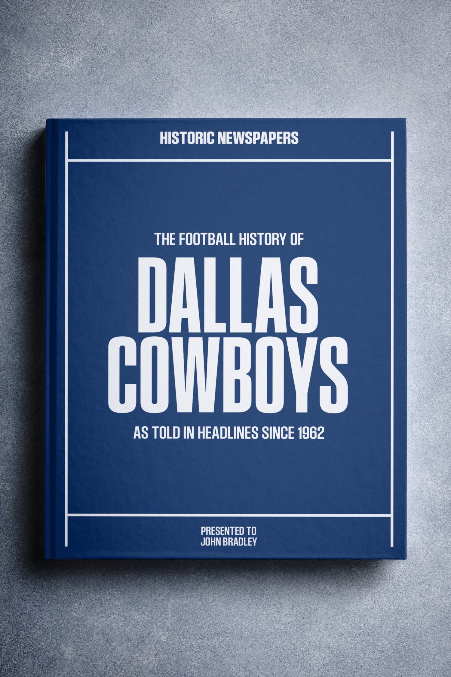 Dallas Cowboys Gifts - Football History Book