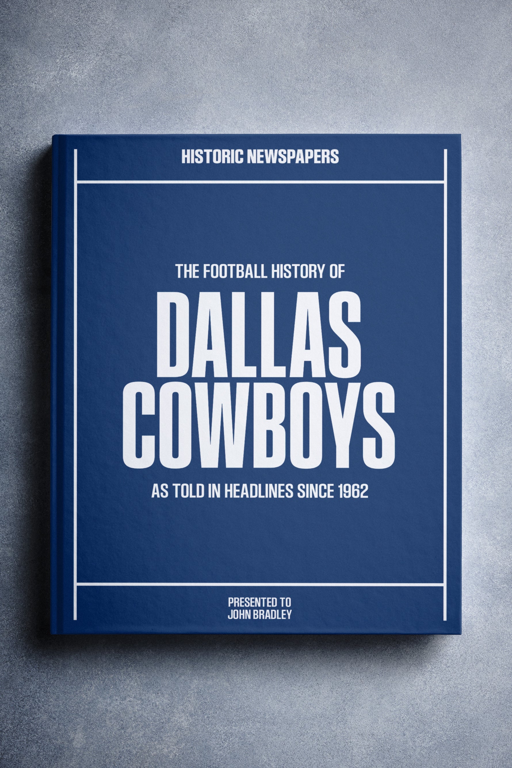 Dallas Cowboys Gifts - Football History Book