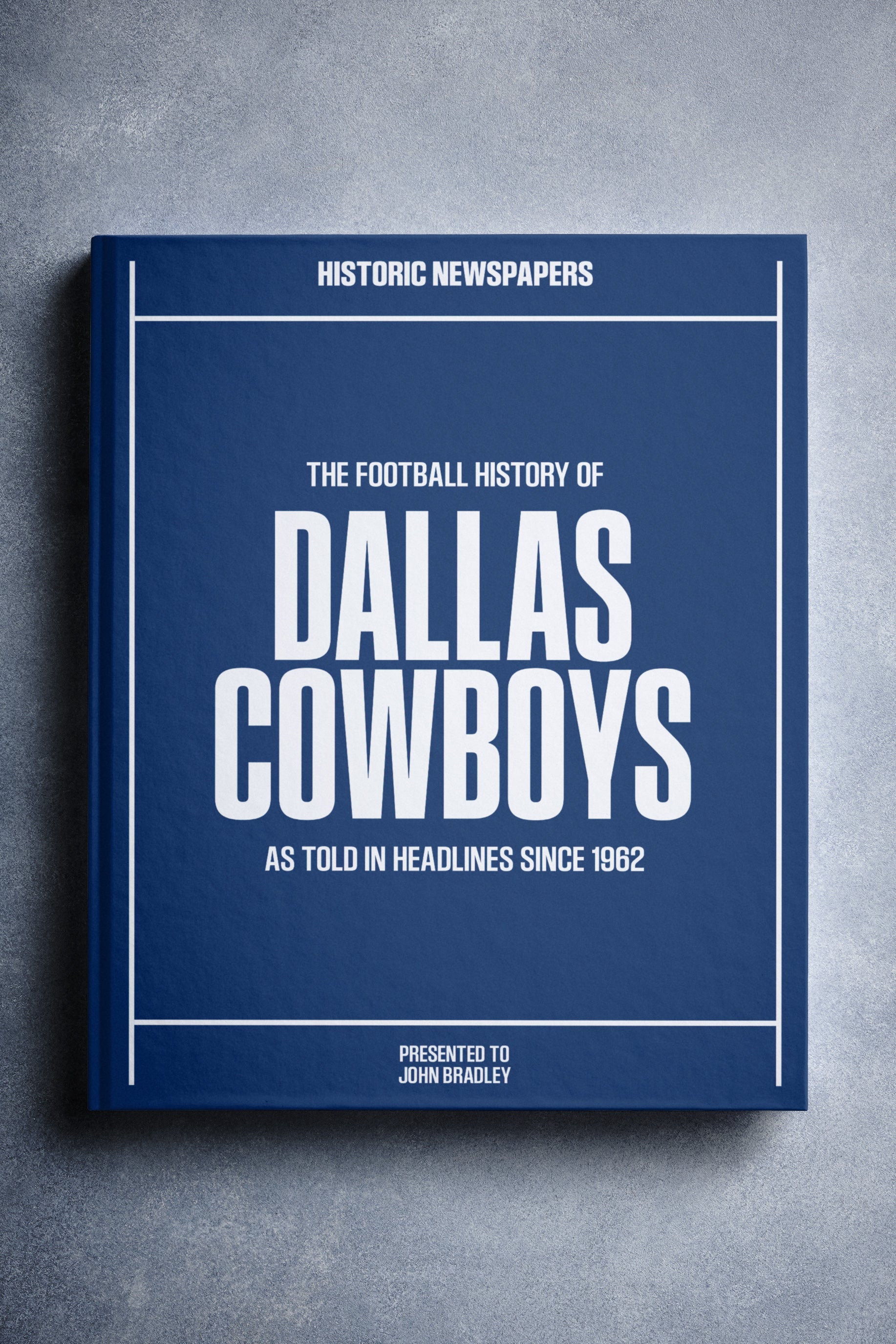 Dallas Cowboys Gifts - Football History Book