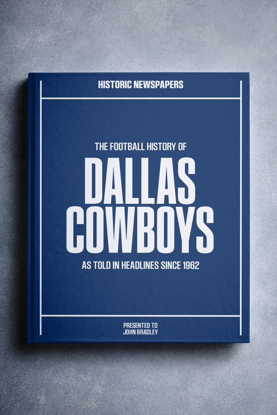 Dallas Cowboys Gifts - Football History Book