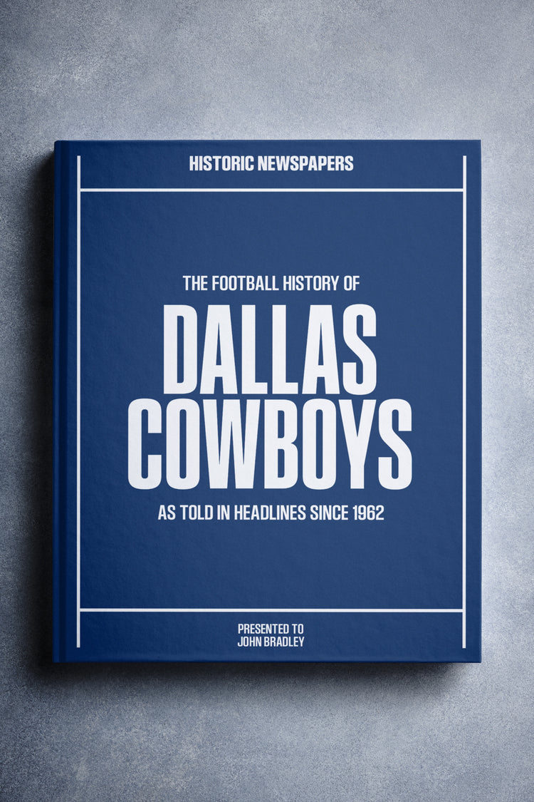 Dallas Cowboys Gifts - Football History Book