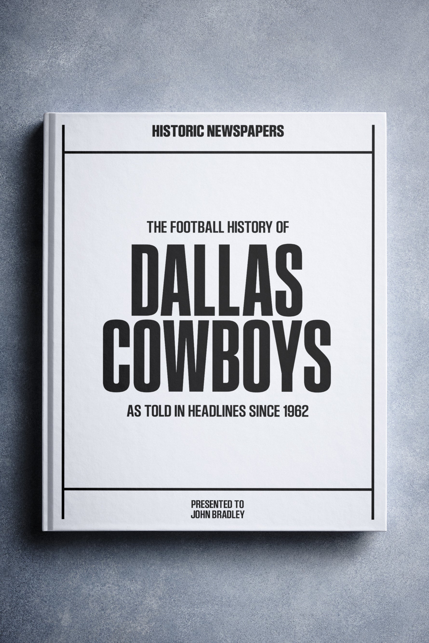 Dallas Cowboys Gifts - Football History Book