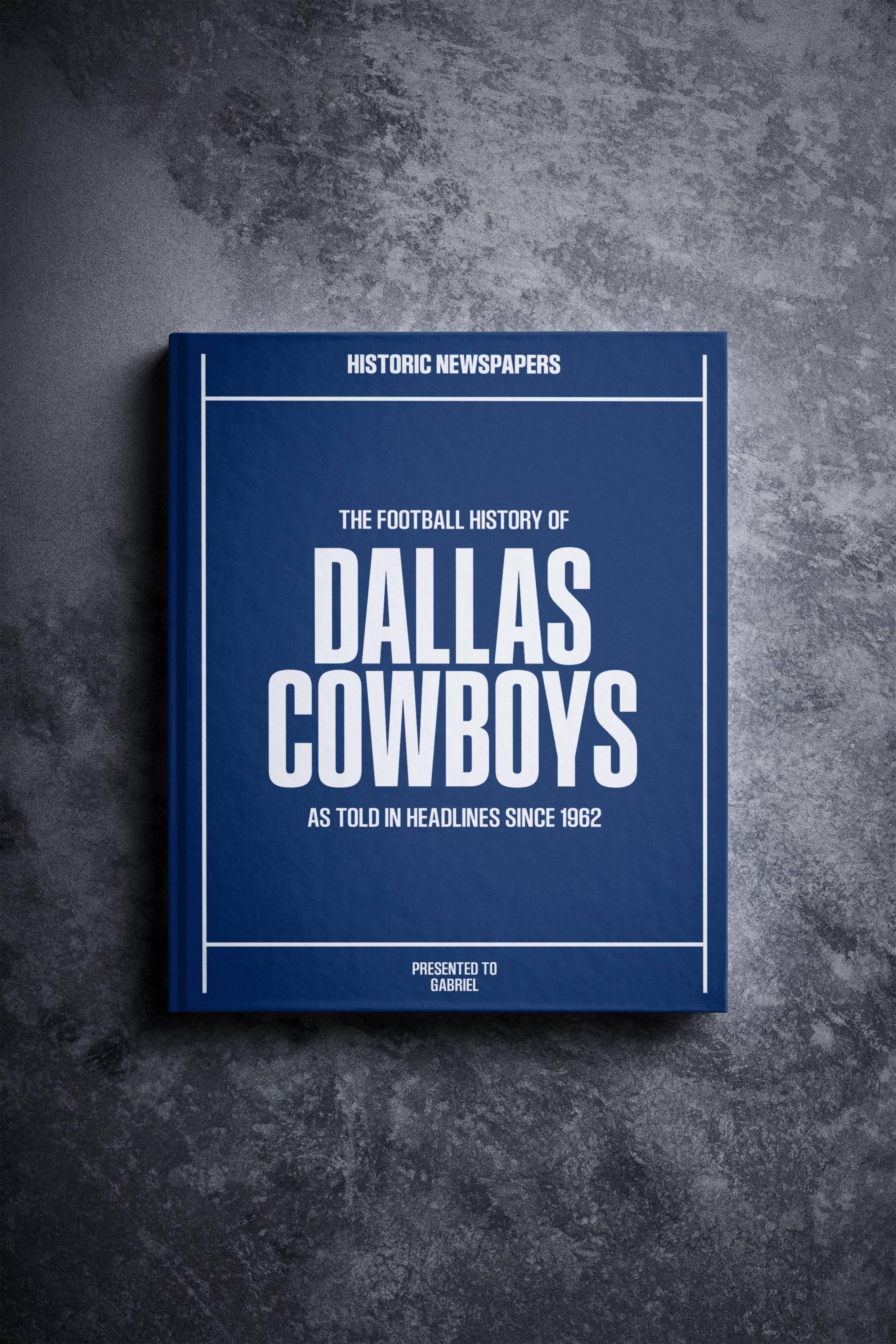Dallas Cowboys Gifts - Football History Book
