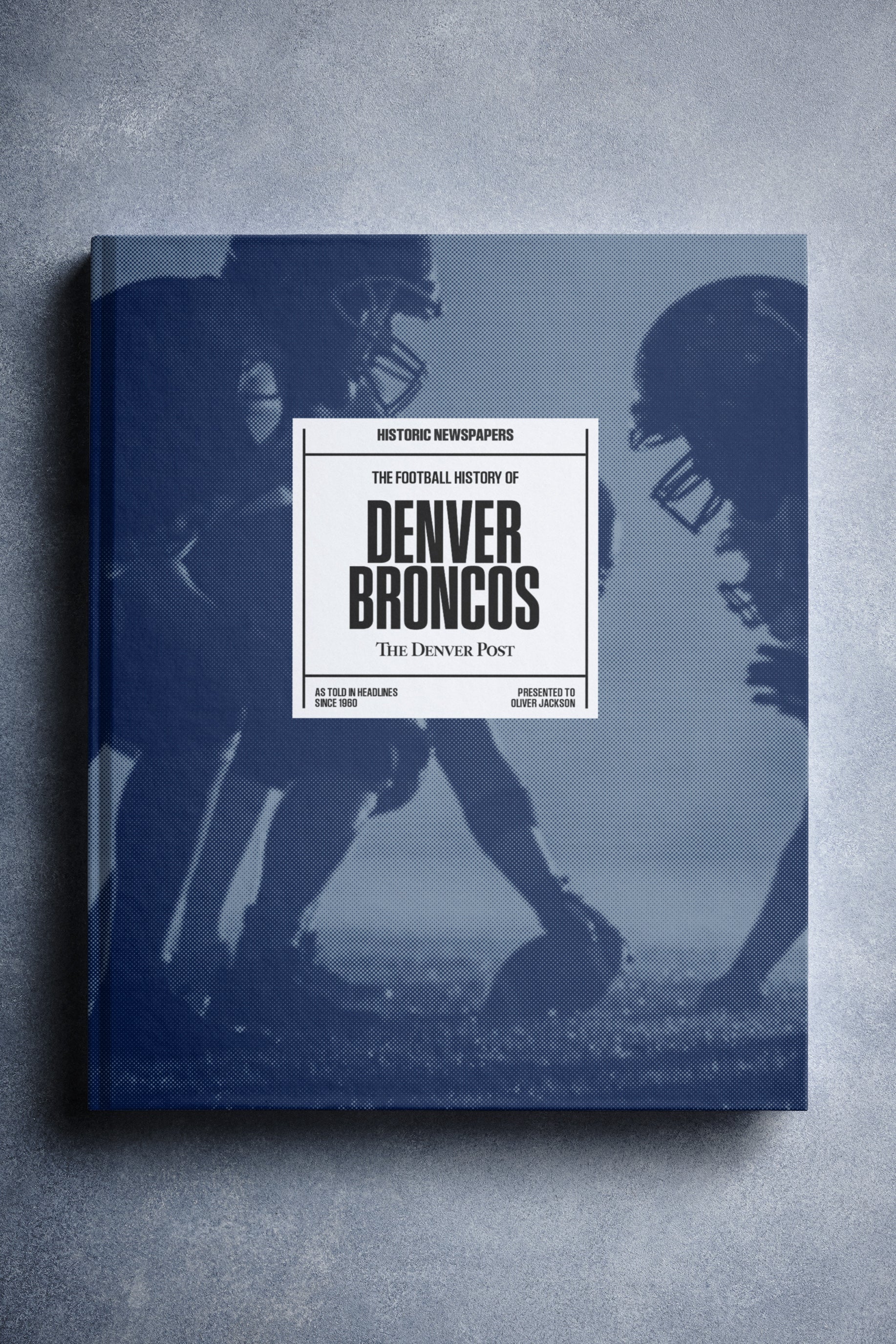 Denver Broncos Gifts - Football History Book
