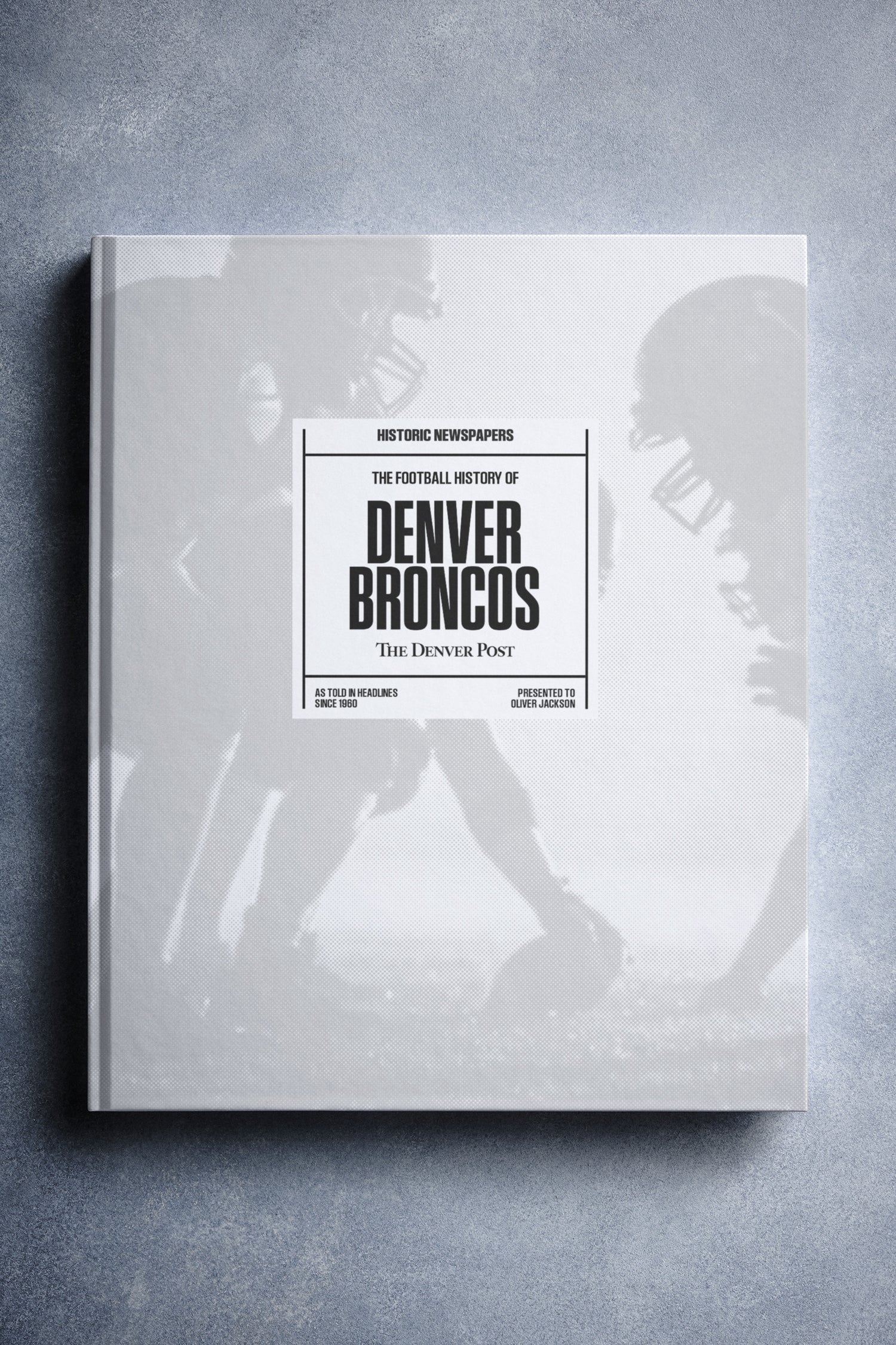 Denver Broncos Gifts - Football History Book