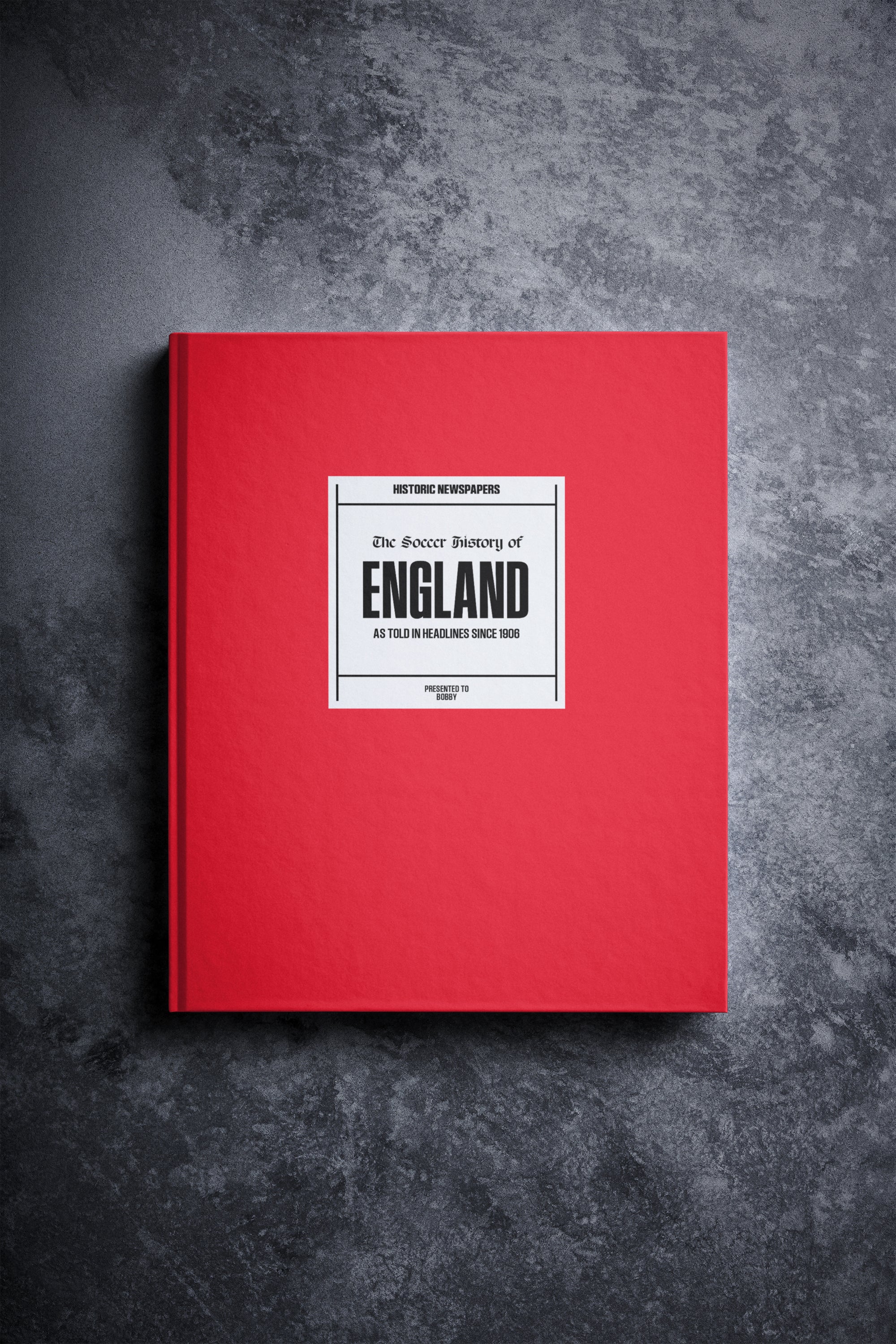 The Football History of England Book | Historic Newspapers