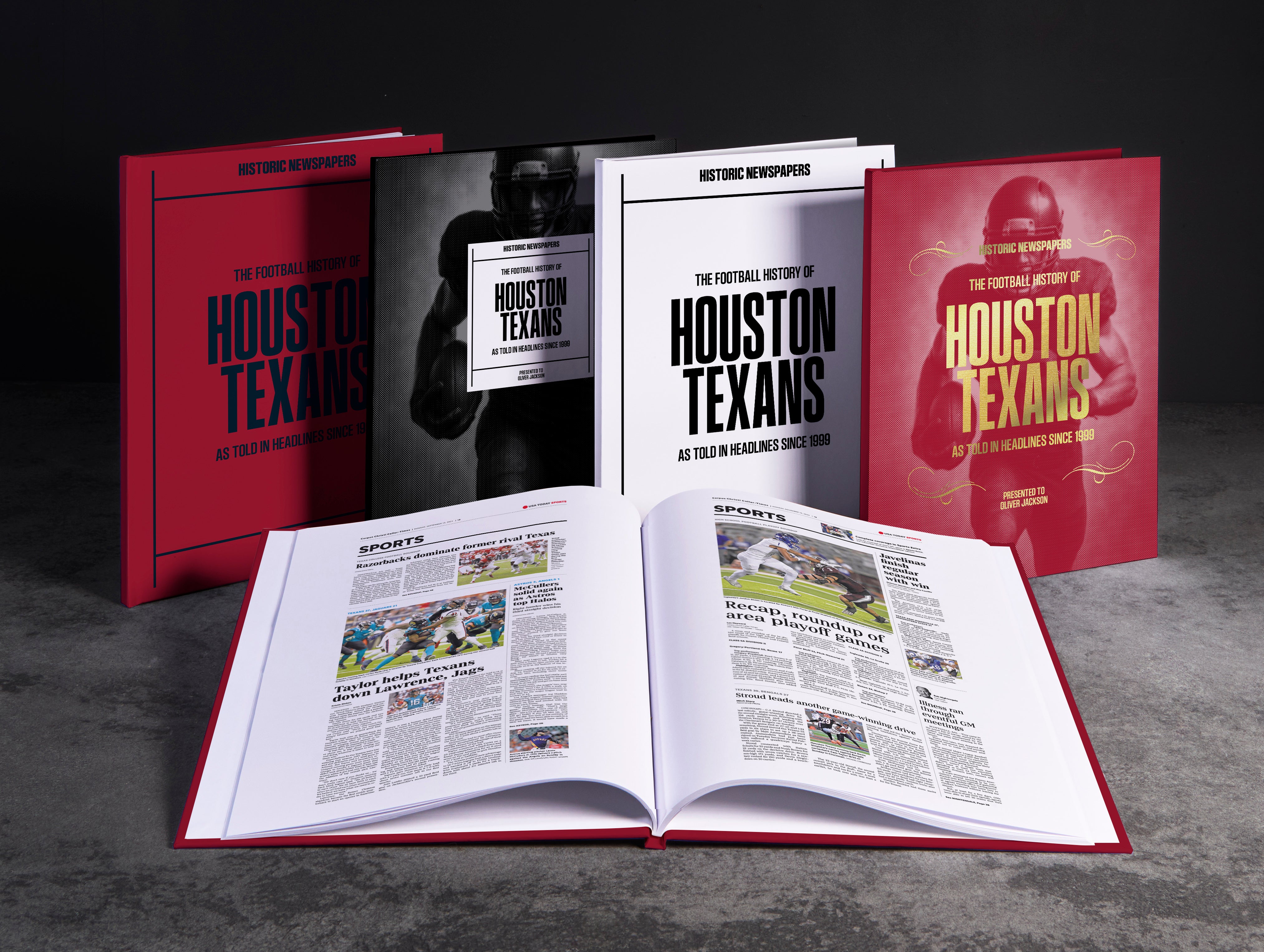 Houston Texans Gifts - History Of Football Books