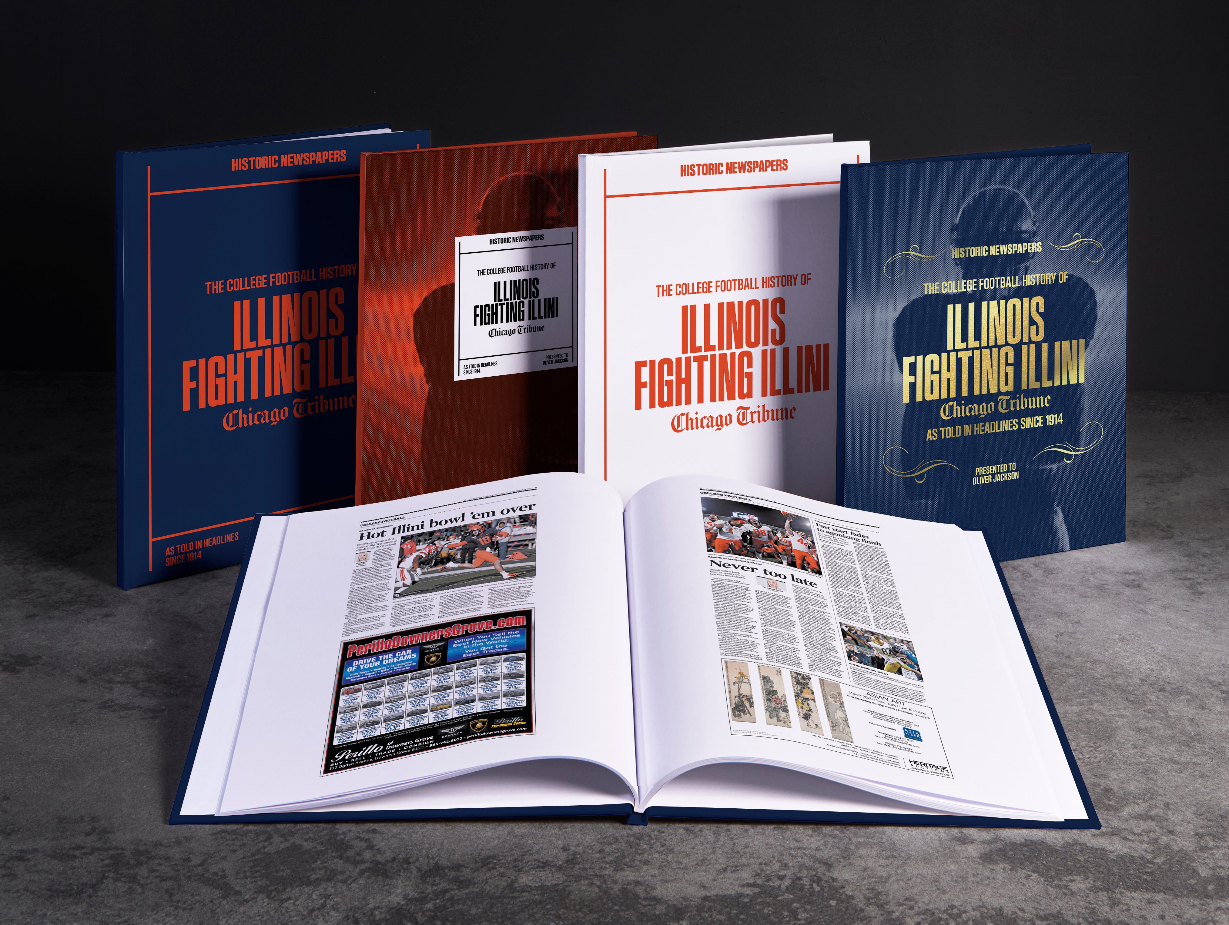 Illinois Fighting Illini College Football History Book | Historic ...