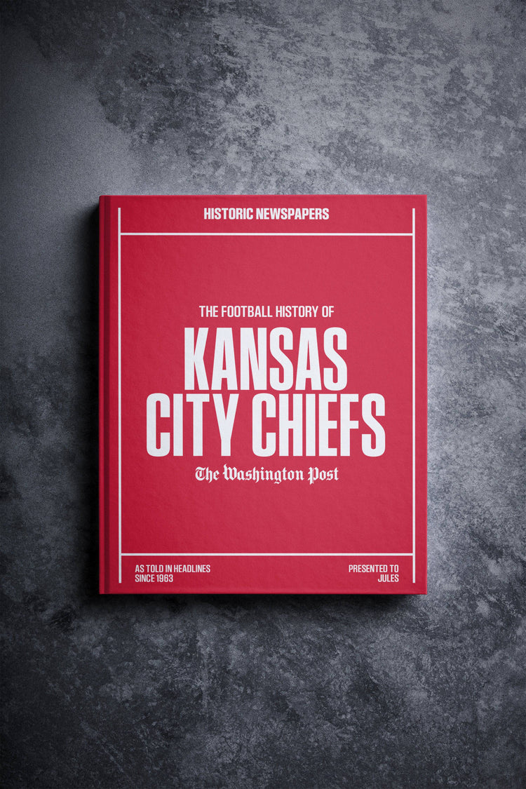 Kansas City Chiefs Gifts - Football History Book