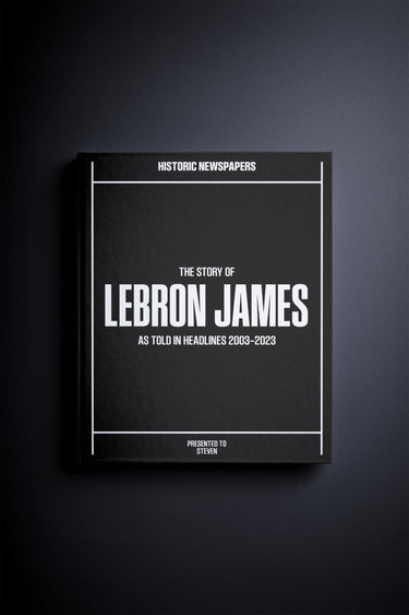 Lebron James Book - Basketball Gifts