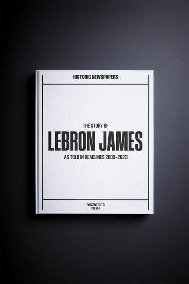 Lebron James Book - Basketball Gifts