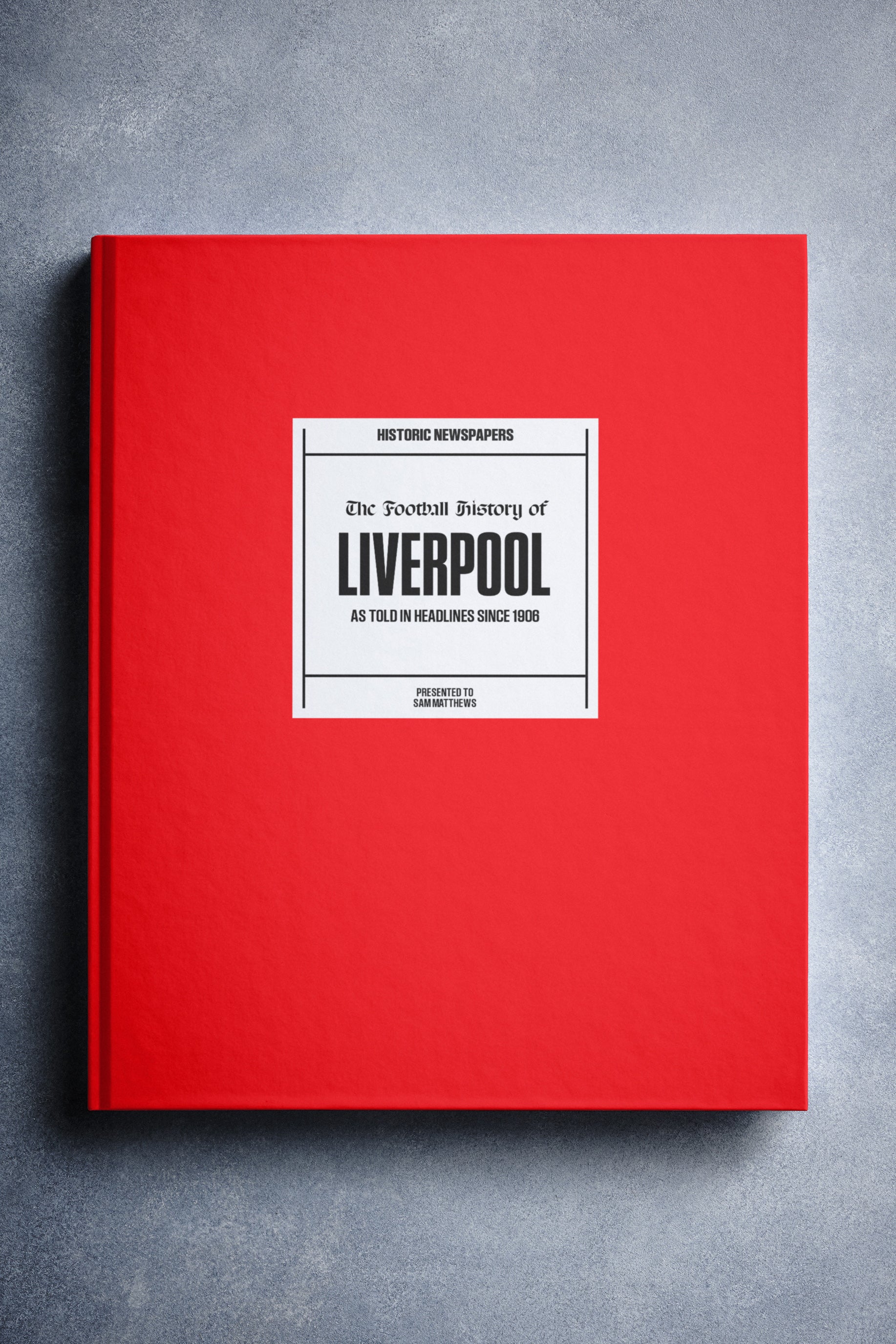 The Football History of Liverpool Book | Historic Newspapers