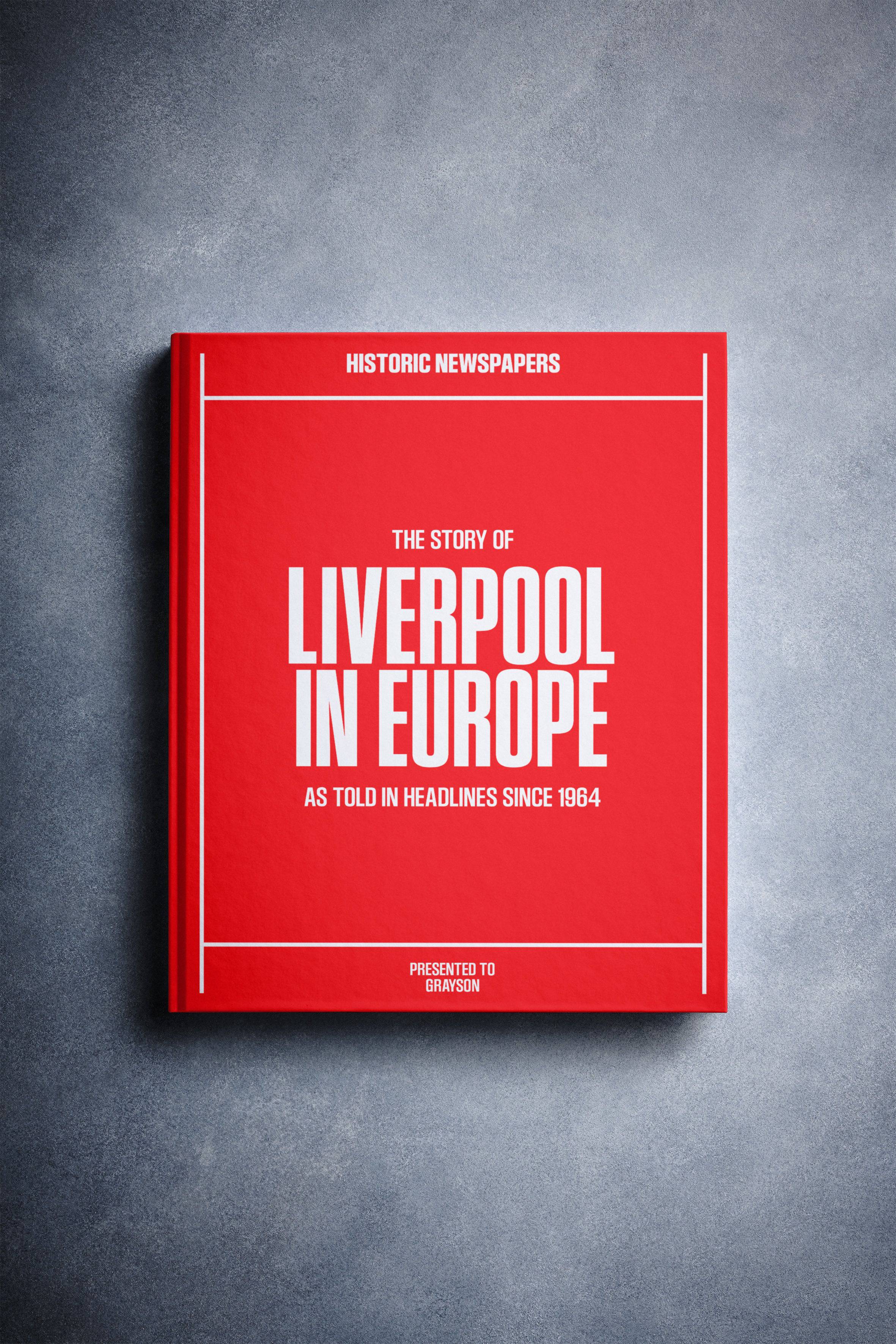 Liverpool Football History Europe Book | Historic Newspapers