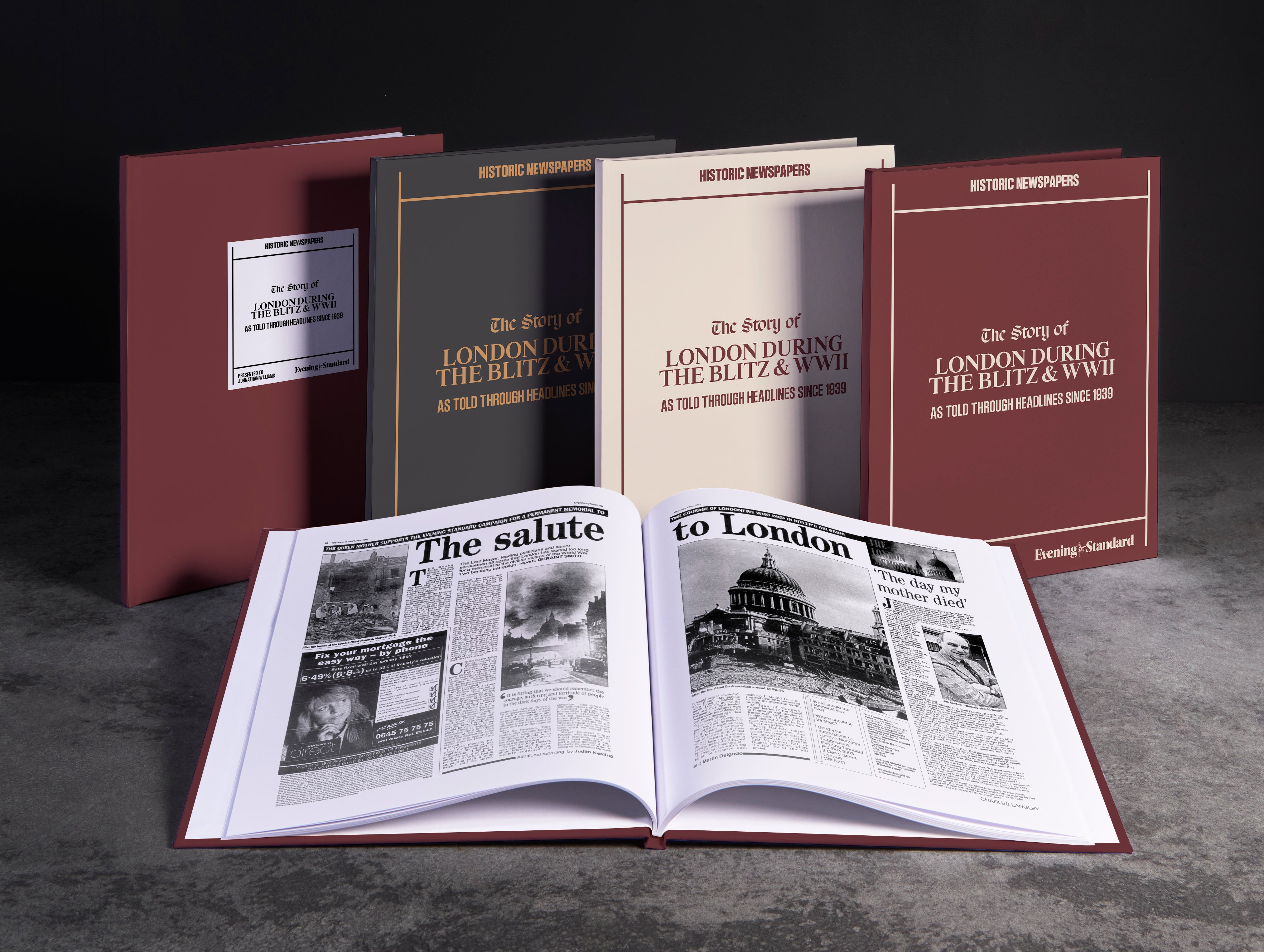 Story of London during the Blitz Evening Std Book | Historic Newspapers