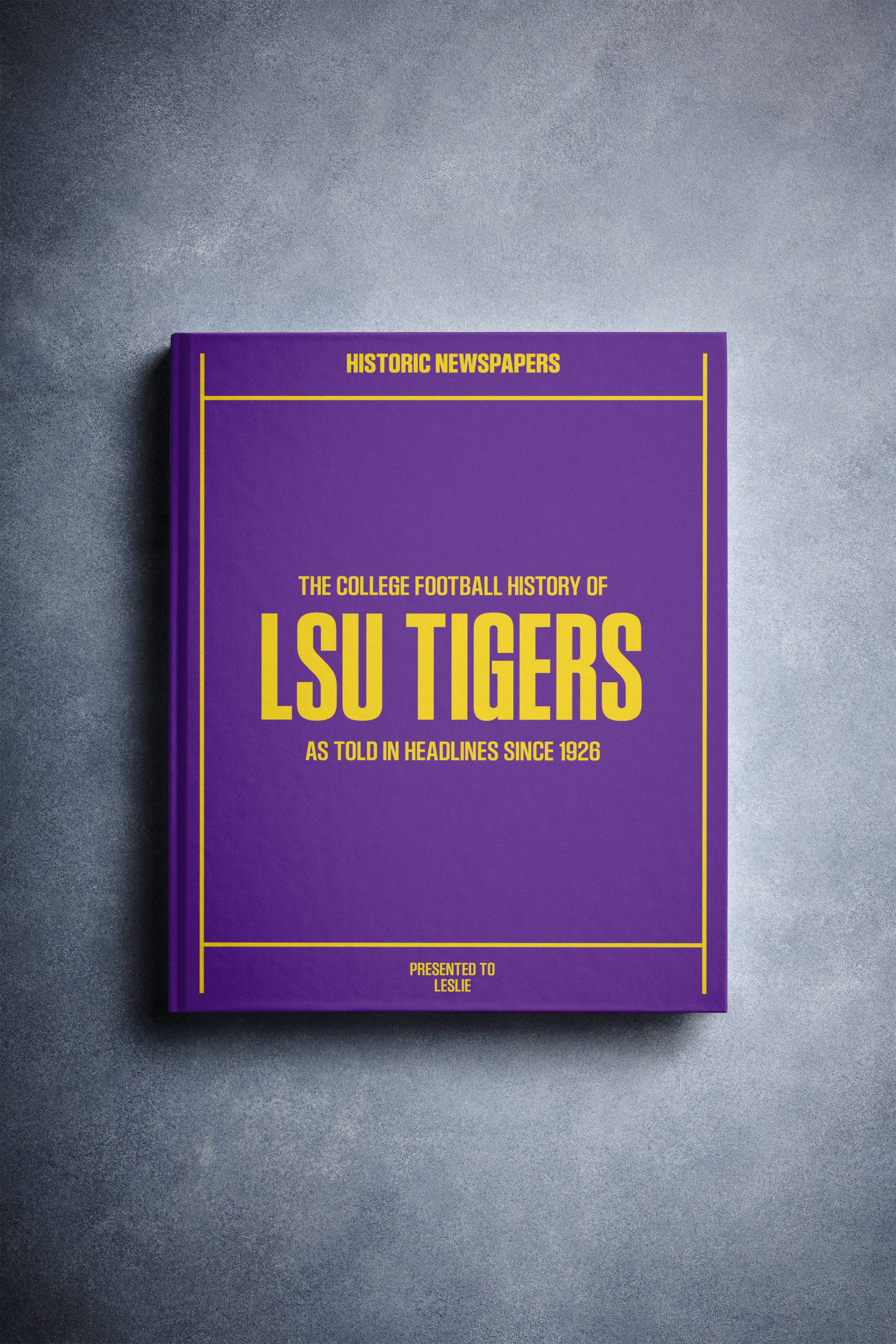 LSU Tigers College Football Book | Historic Newspapers
