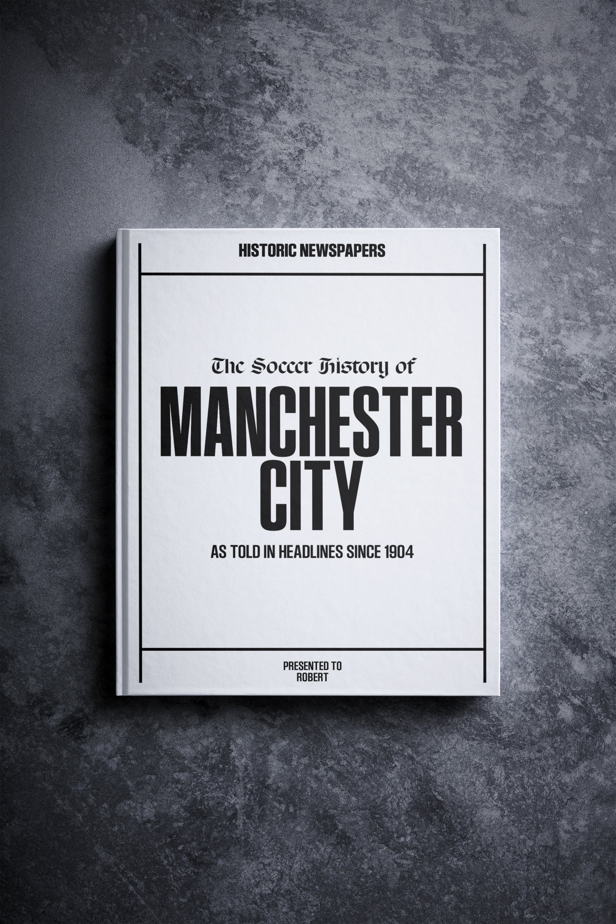 The Soccer History of Manchester City Book | Historic Newspapers