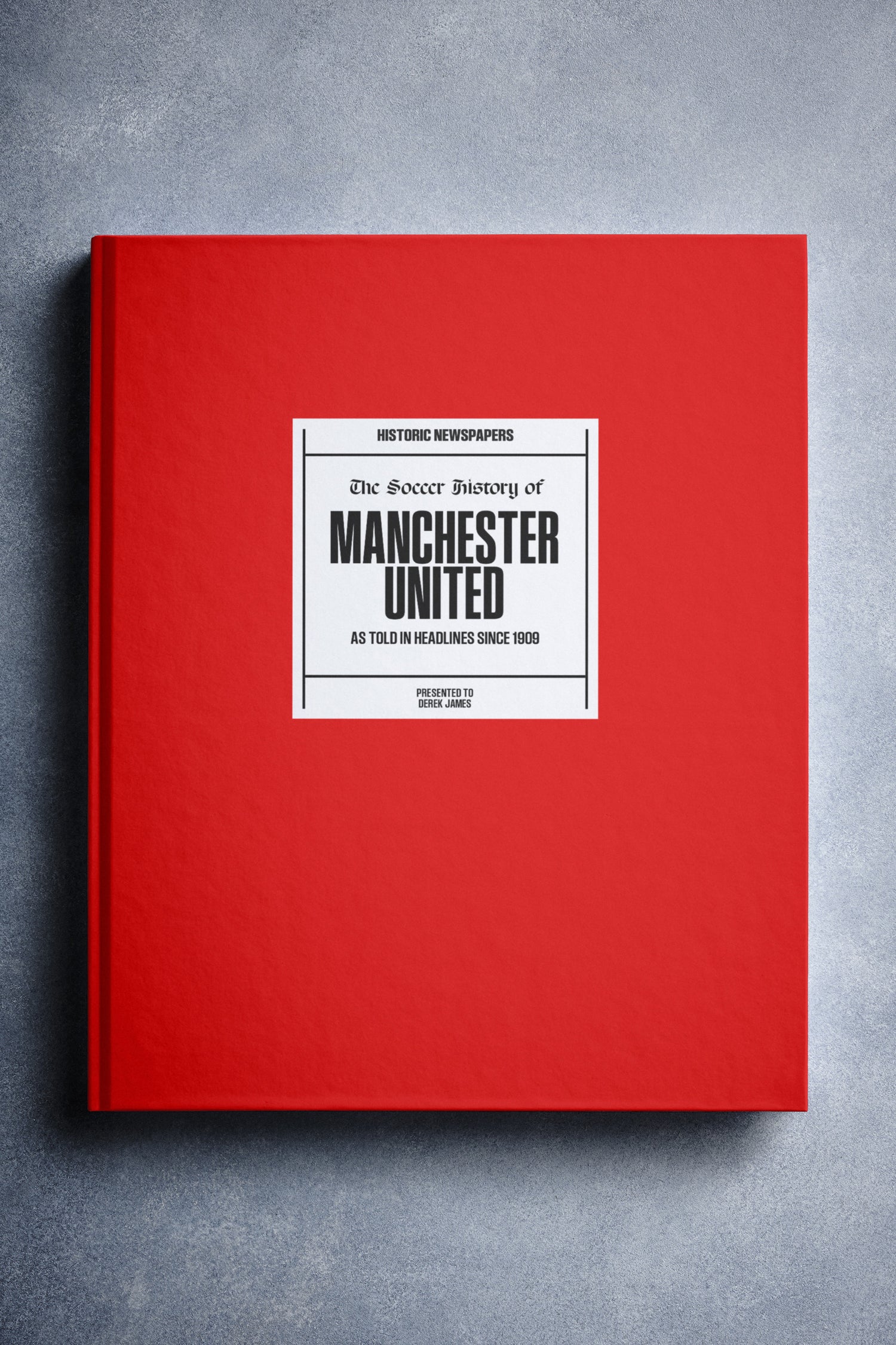 Manchester United Football History Book | Historic Newspapers
