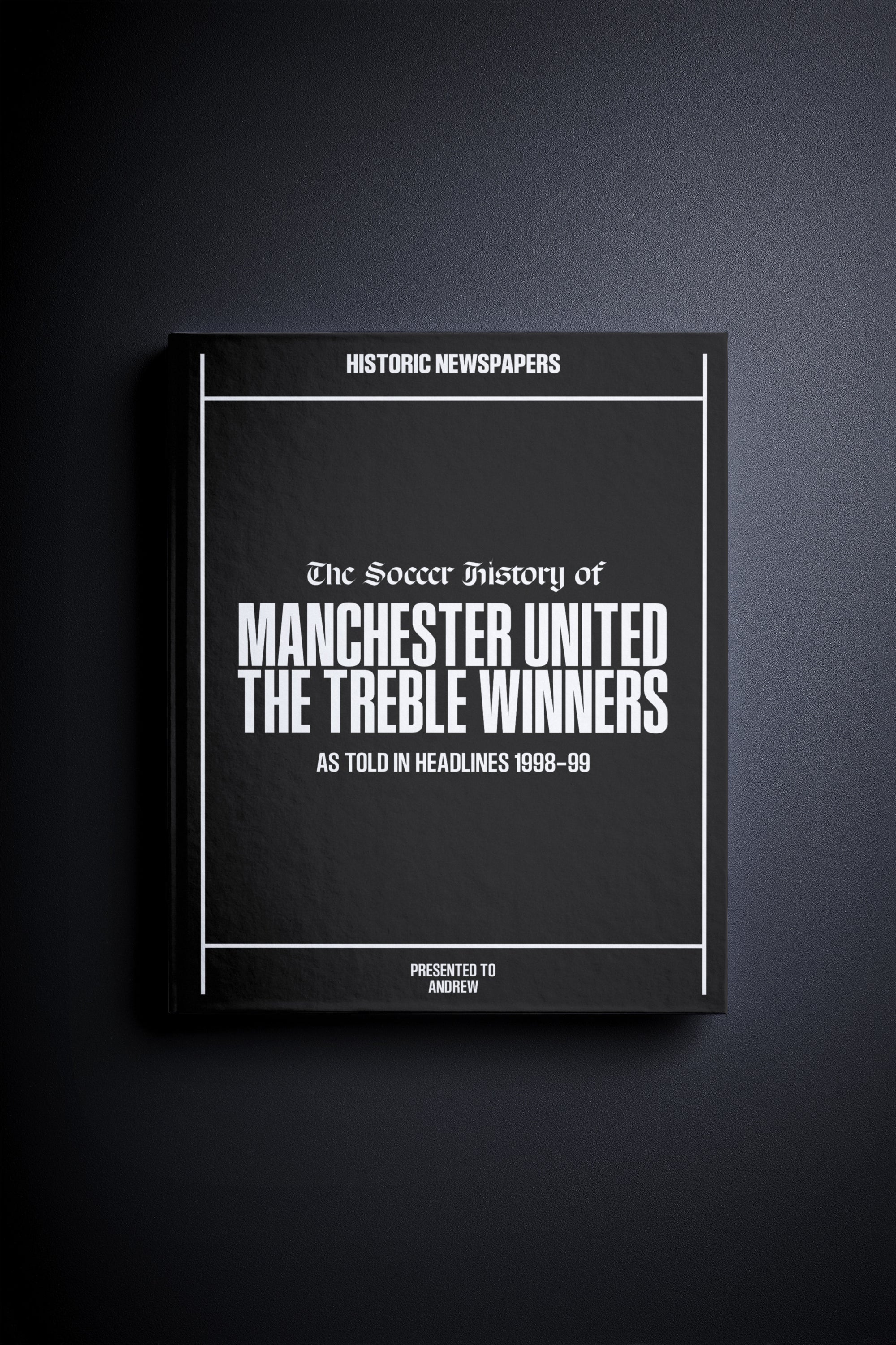 Manchester United Treble Winners Book | Historic Newspapers