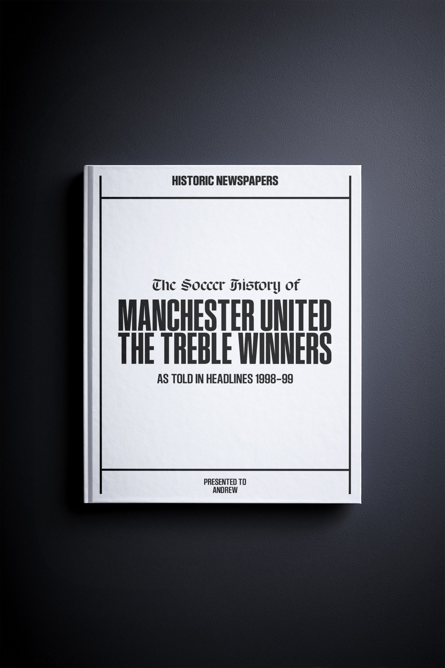 Manchester United Treble Winners Book | Historic Newspapers