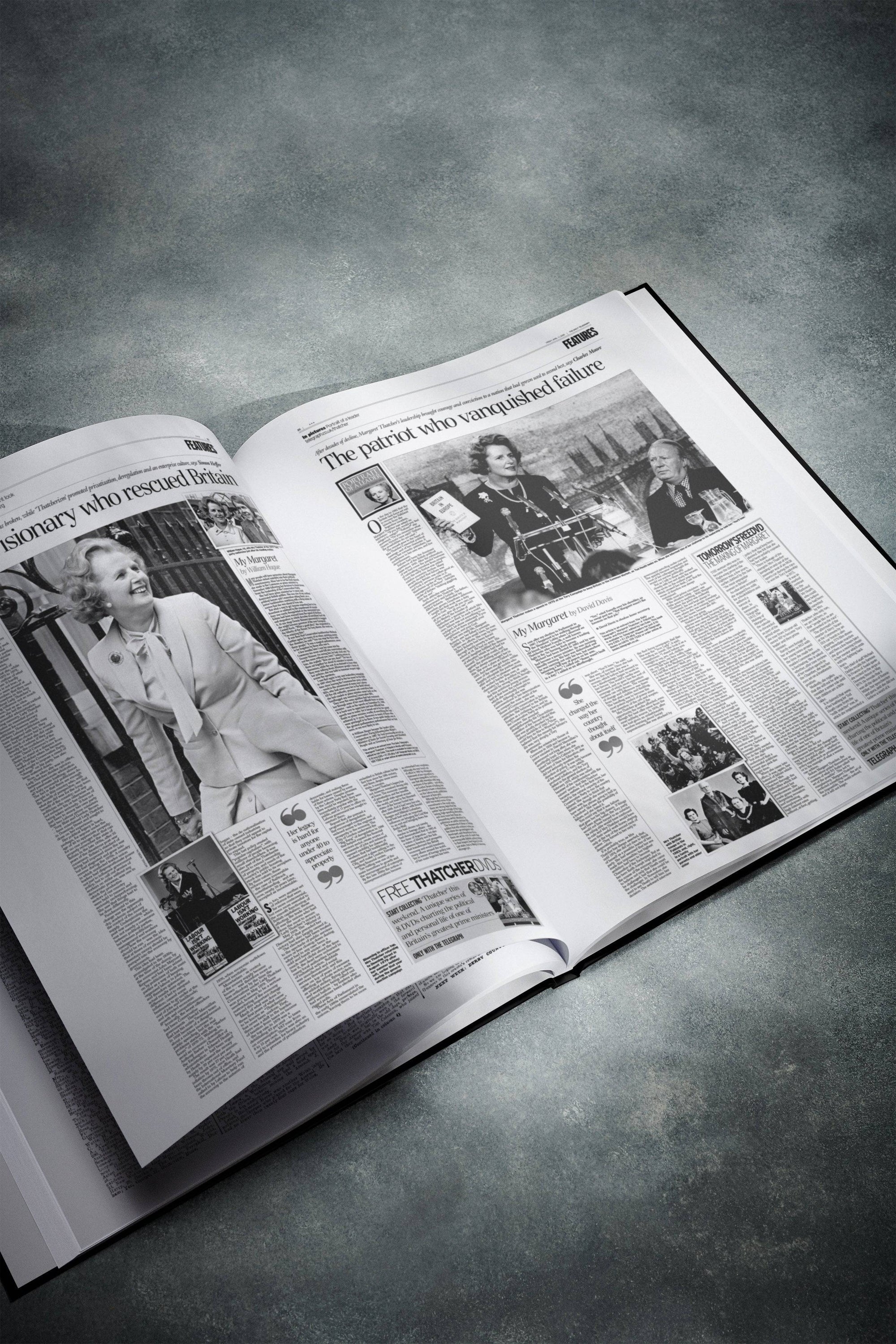 The Story of Margaret Thatcher Telegraph Edition Book | Historic Newspapers
