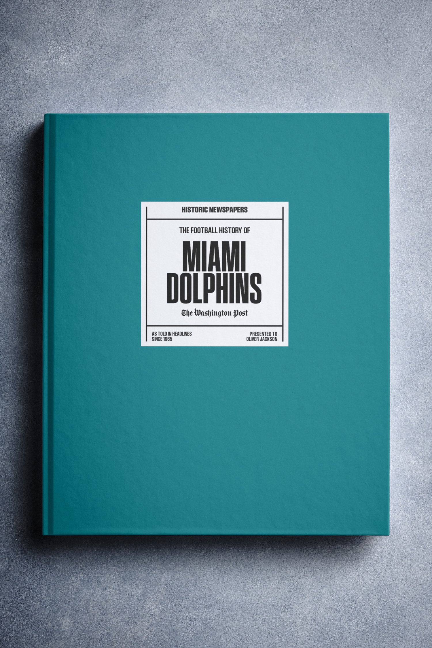 Miami Dolphins Gifts - Football History Book