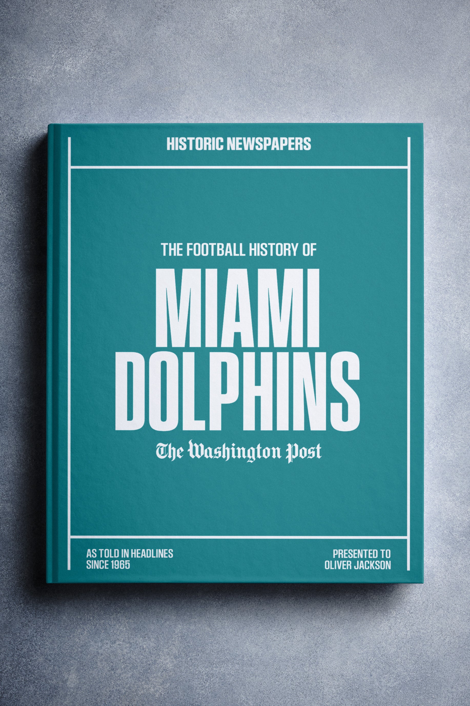 Miami Dolphins Gifts - Football History Book
