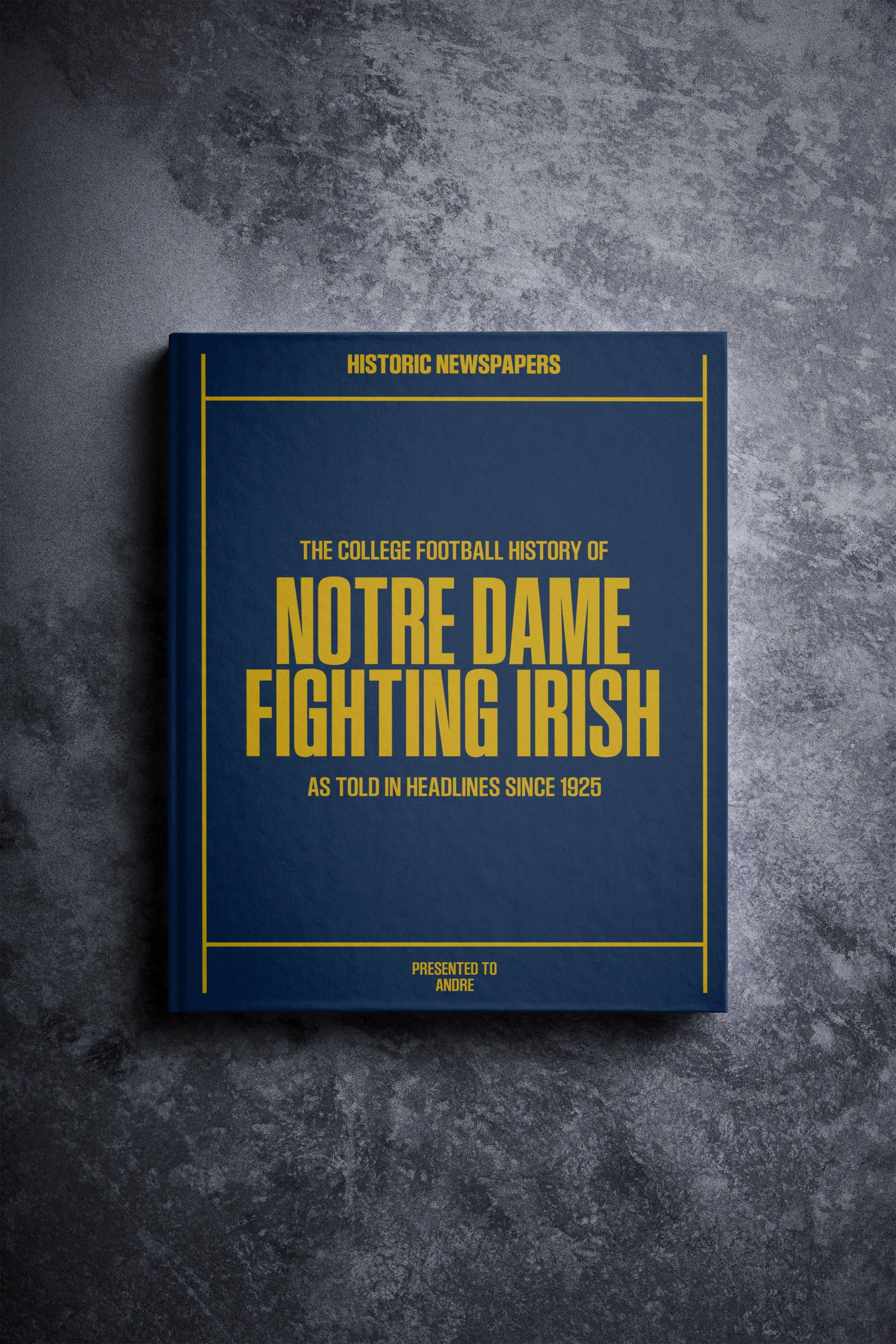Notre Dame Football History Book | Historic Newspapers