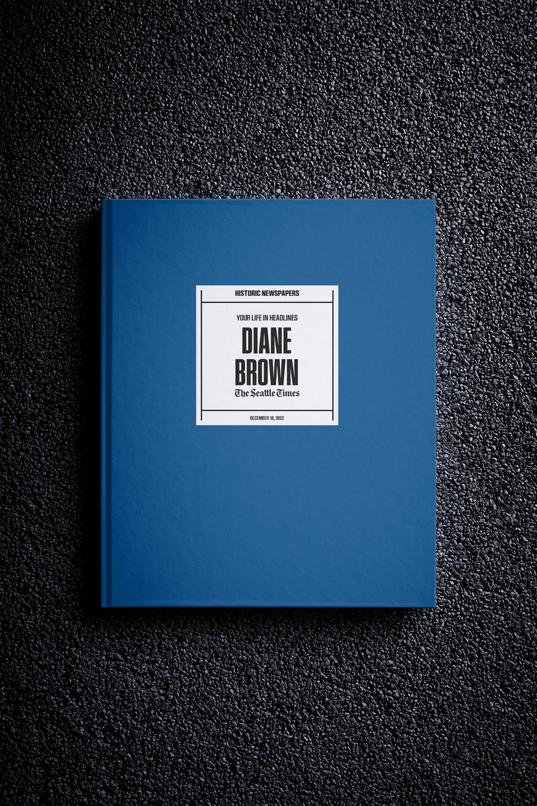 Personalised Birthday Newspaper Book Seattle Times Edition