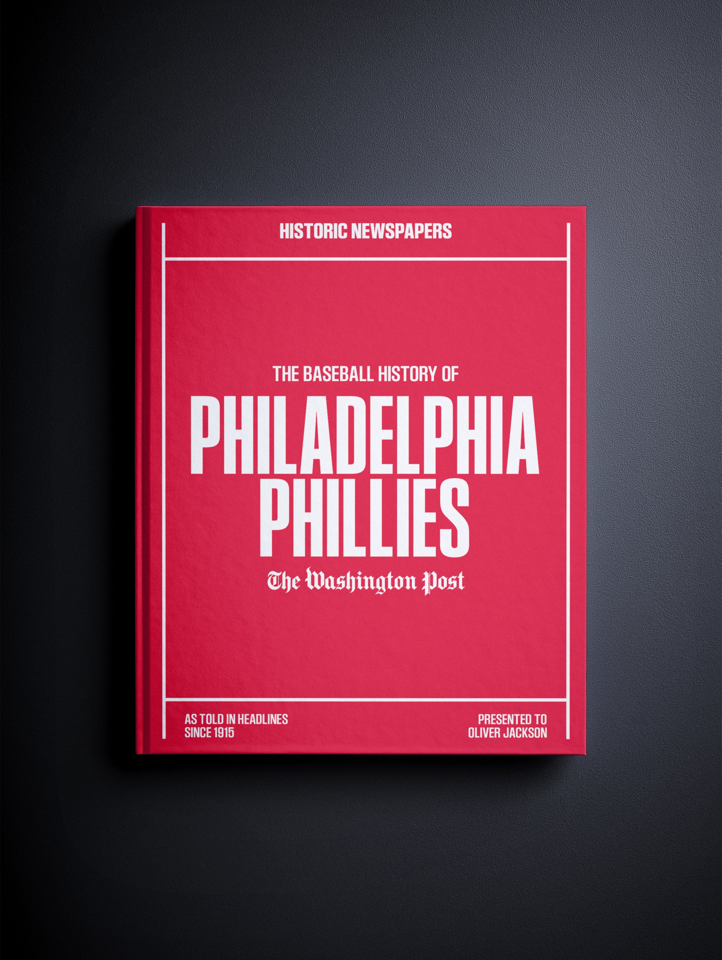 Philadelphia Phillies Gifts - The History Of Baseball Book