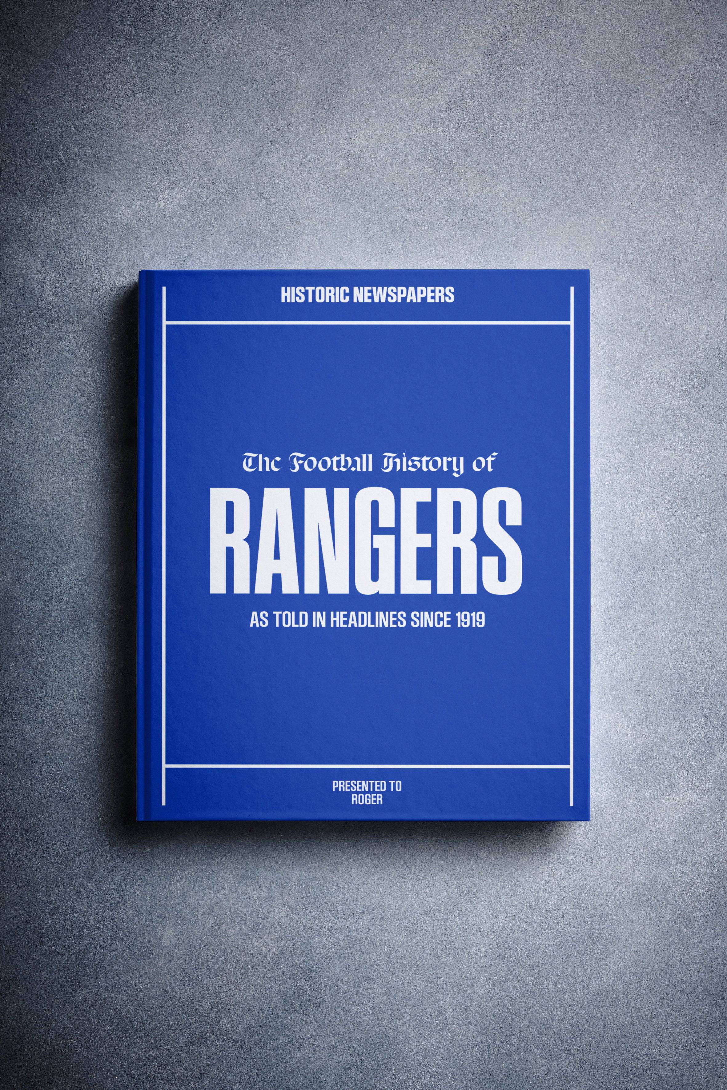 The Football History of Rangers Book | Historic Newspapers