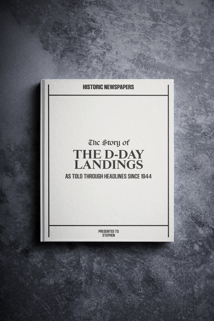 Military History Newspaper Books for Gifts | Historic Newspapers
