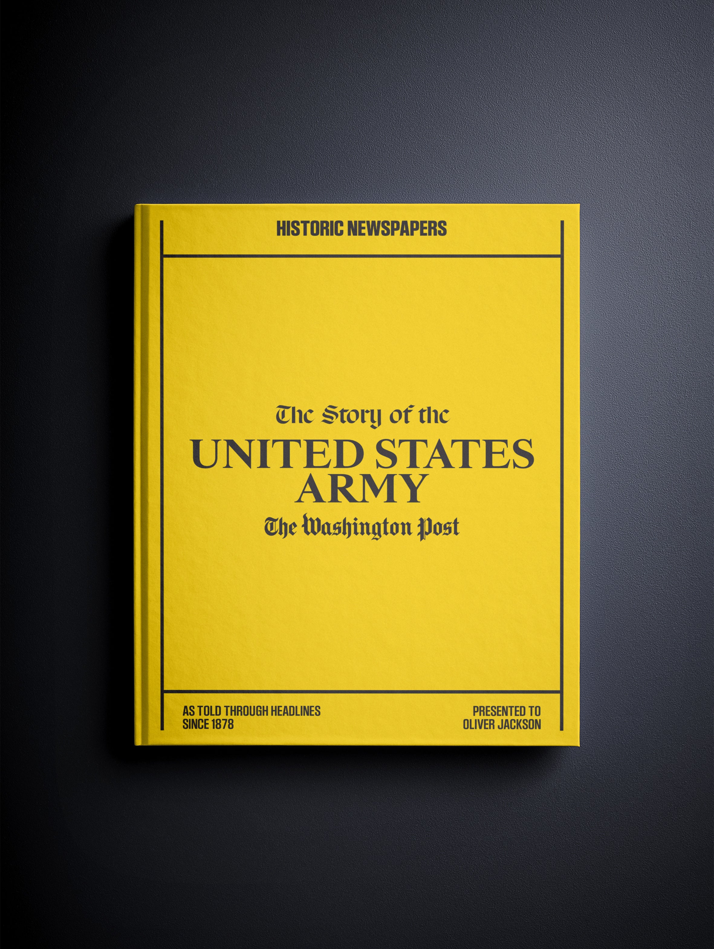 United States Army Washington Post Book | Historic Newspapers